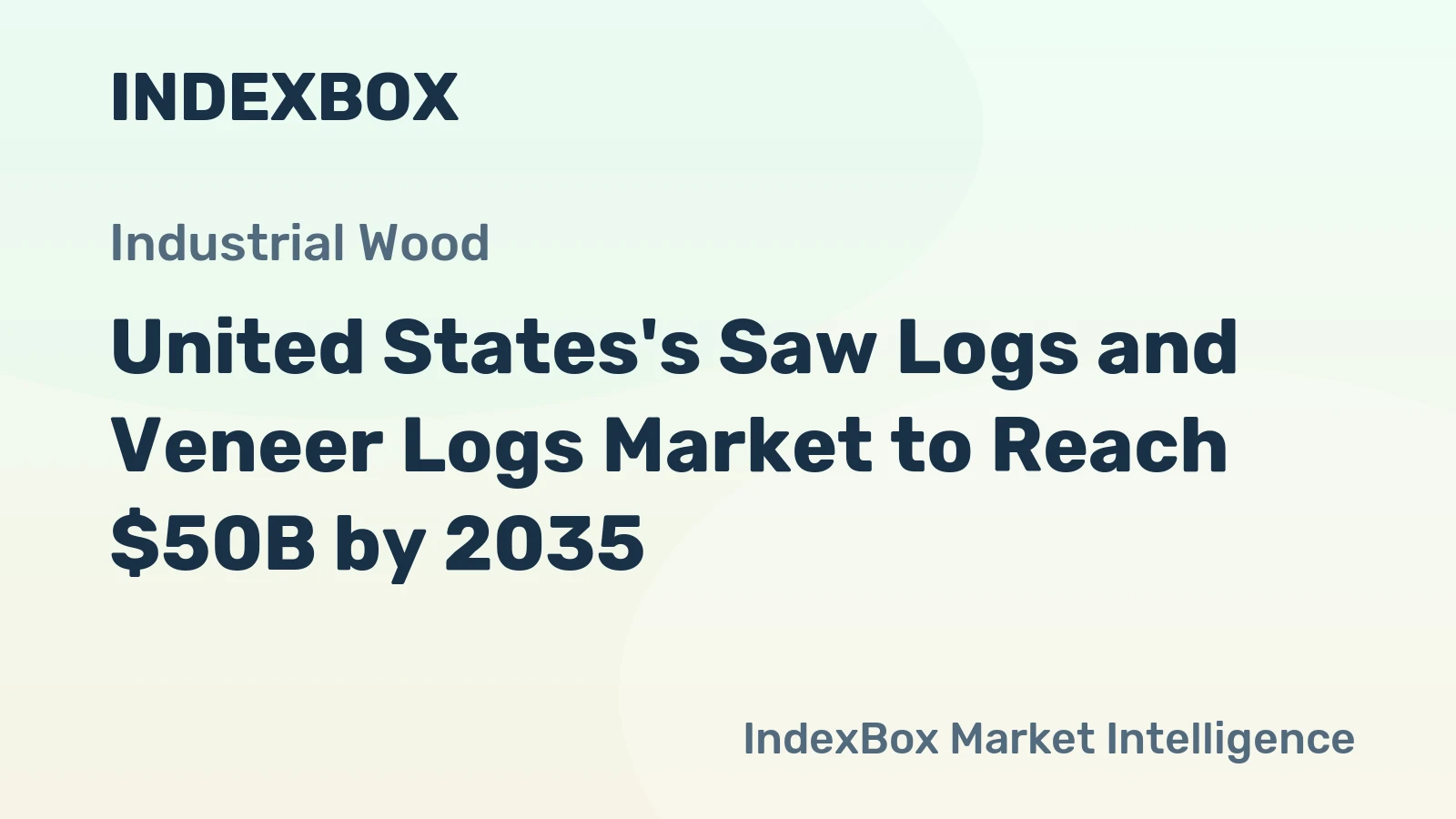 United States's Saw Logs and Veneer Logs Market to Reach $50B by 2035