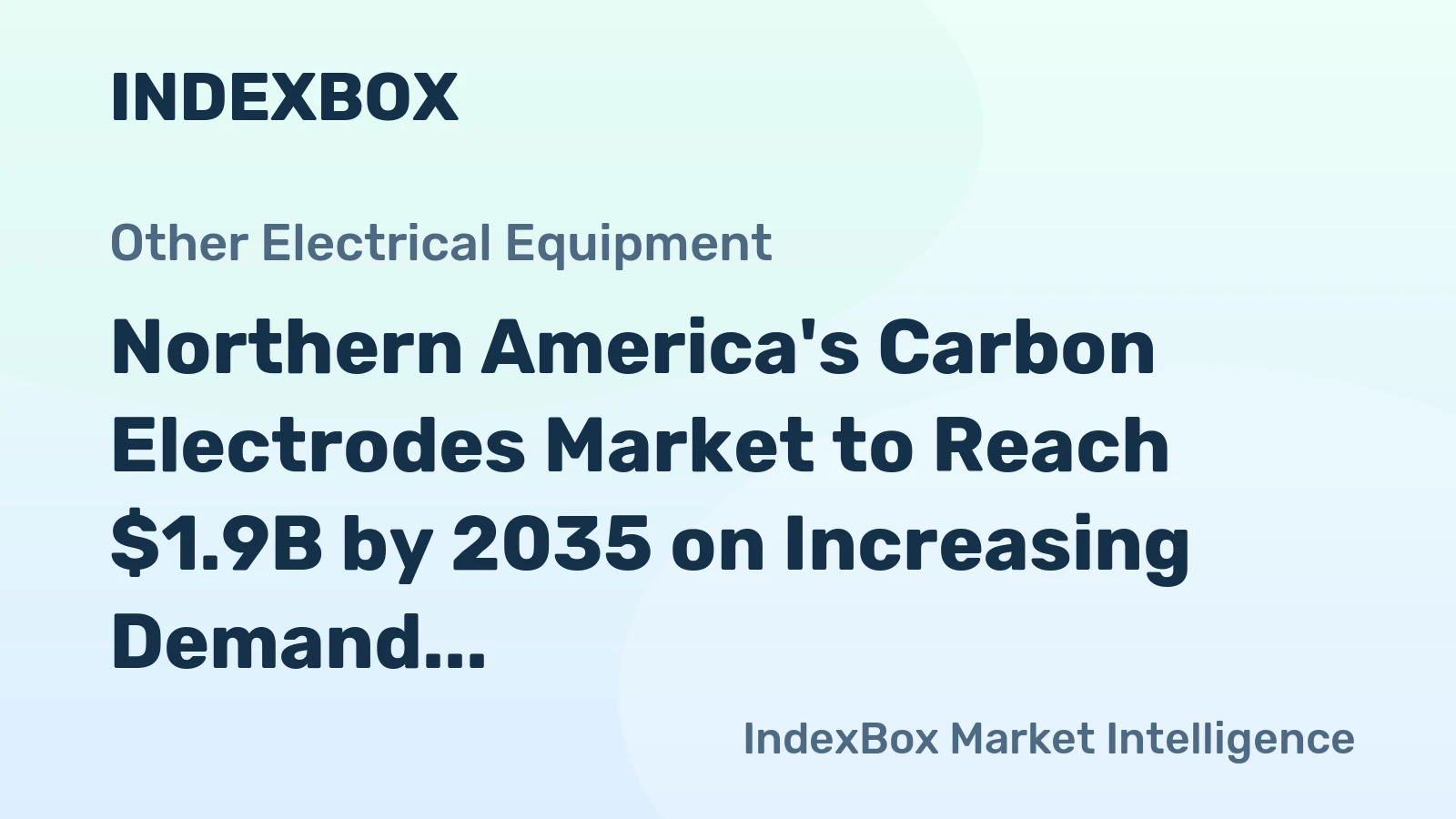 Northern America's Carbon Electrodes Market to Reach $1.9B by 2035 on Increasing Demand