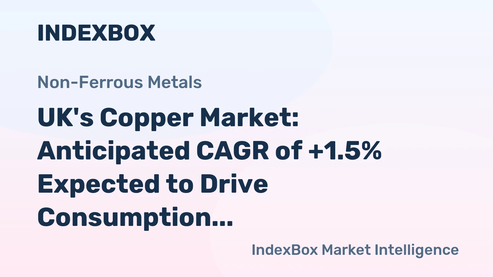 UK's Copper Market: Anticipated CAGR of +1.5% Expected to Drive Consumption Trend Over Next Decade