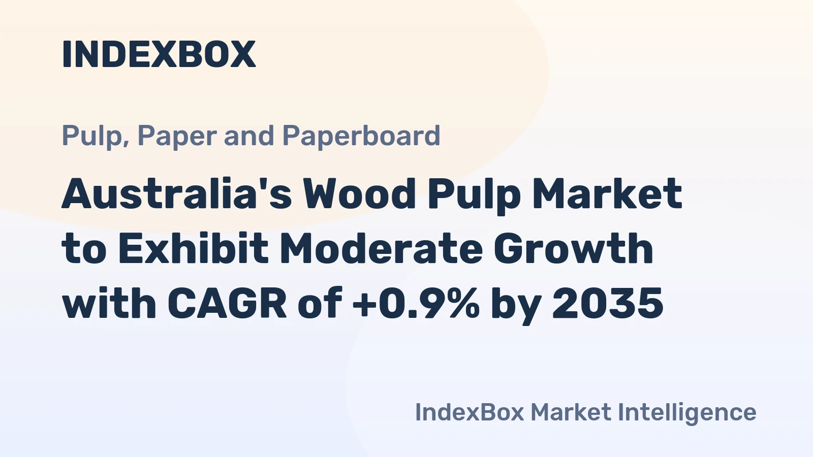 Australia's Wood Pulp Market to Exhibit Moderate Growth with CAGR of +0.9% by 2035