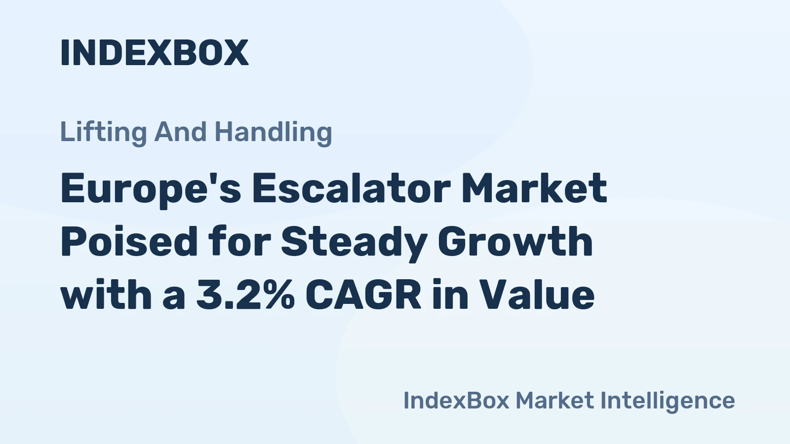 Europe's Escalator Market Poised for Steady Growth with a 3.2% CAGR in Value