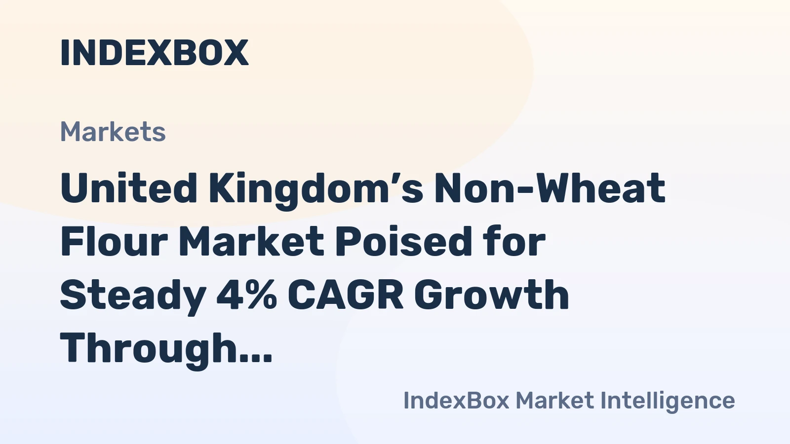 United Kingdom’s Non-Wheat Flour Market Poised for Steady 4% CAGR Growth Through 2035
