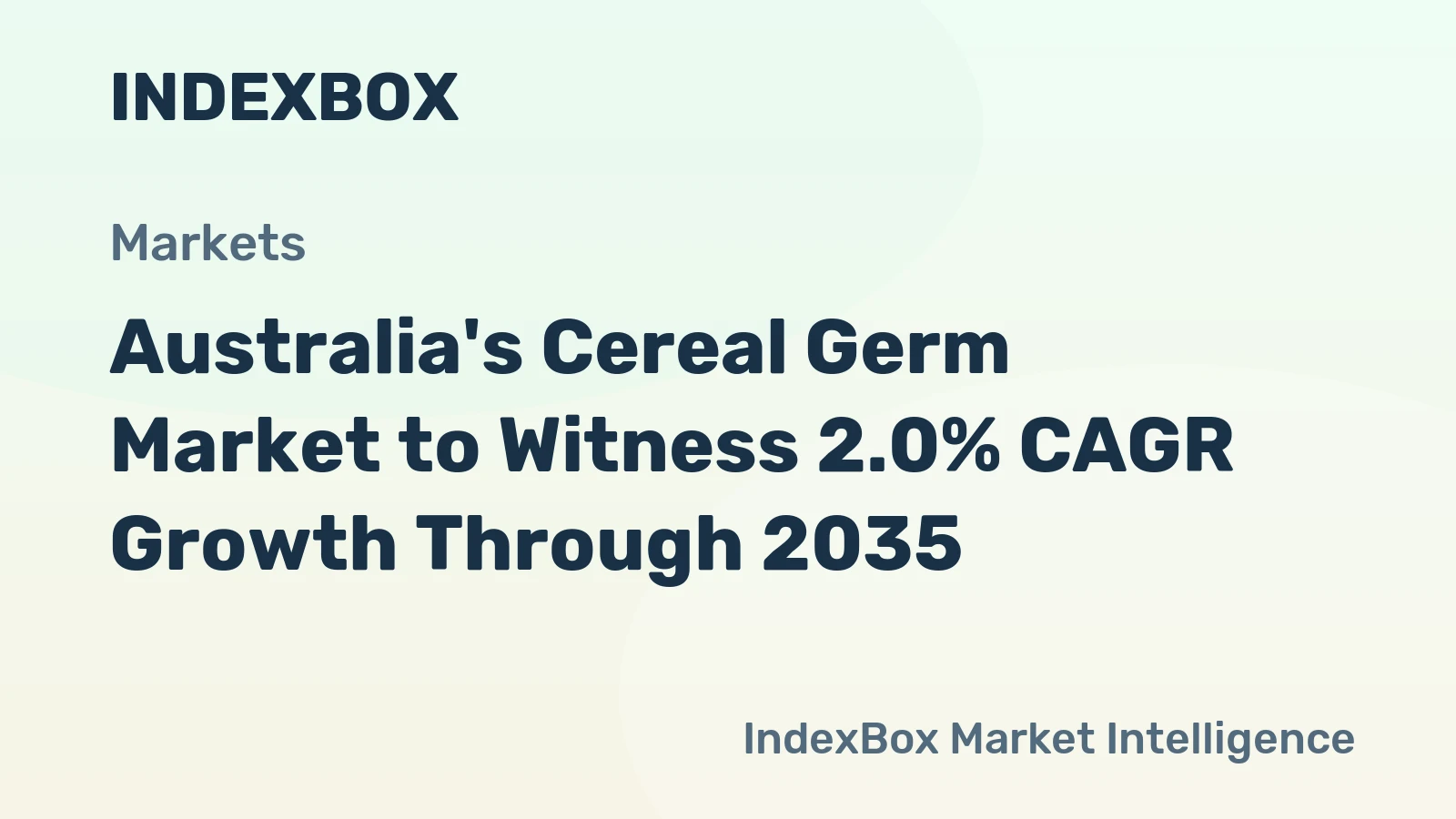 Australia's Cereal Germ Market to Witness 2.0% CAGR Growth Through 2035