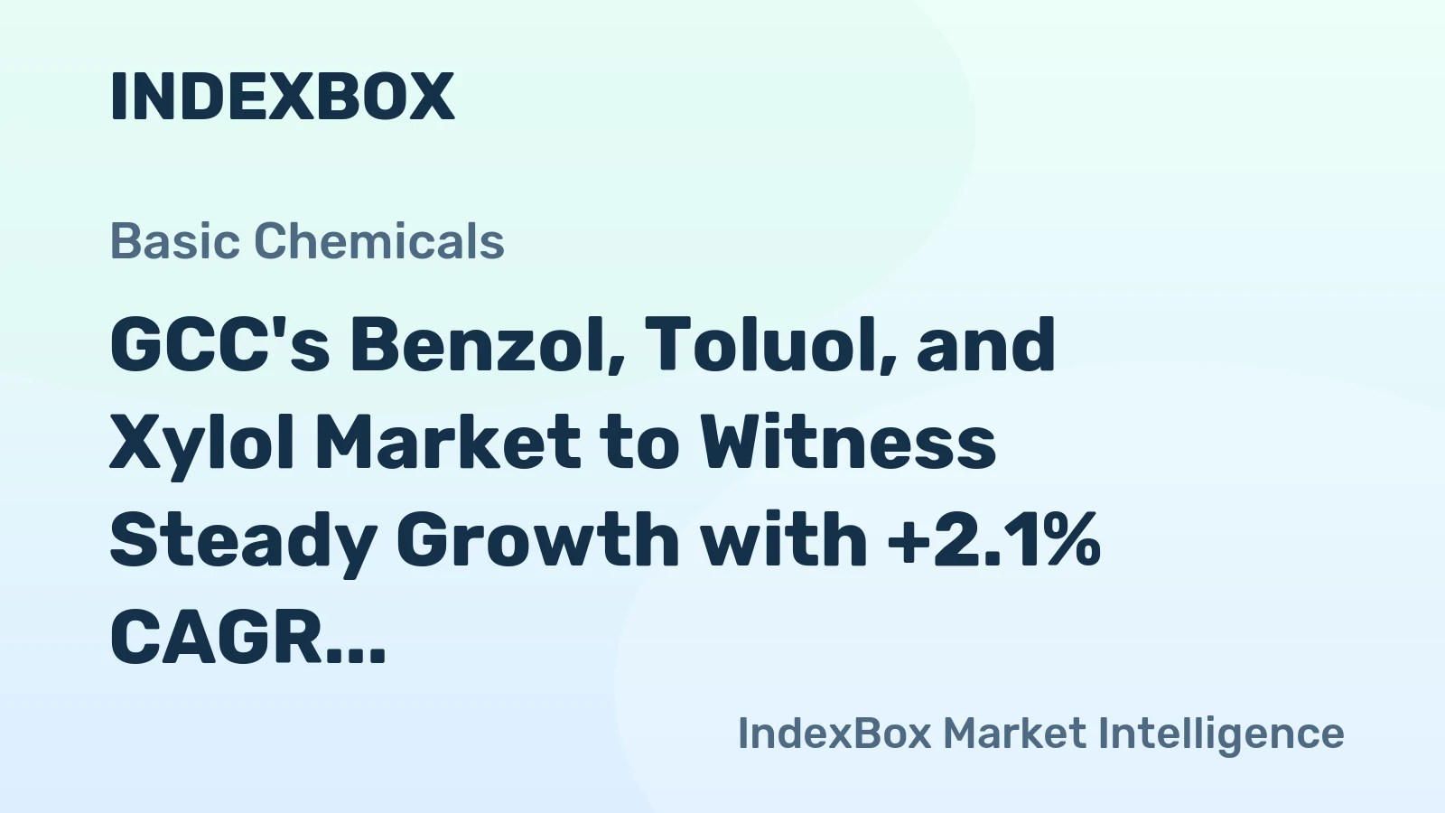 GCC's Benzol, Toluol, and Xylol Market to Witness Steady Growth with +2.1% CAGR, Reaching $335M in 2035