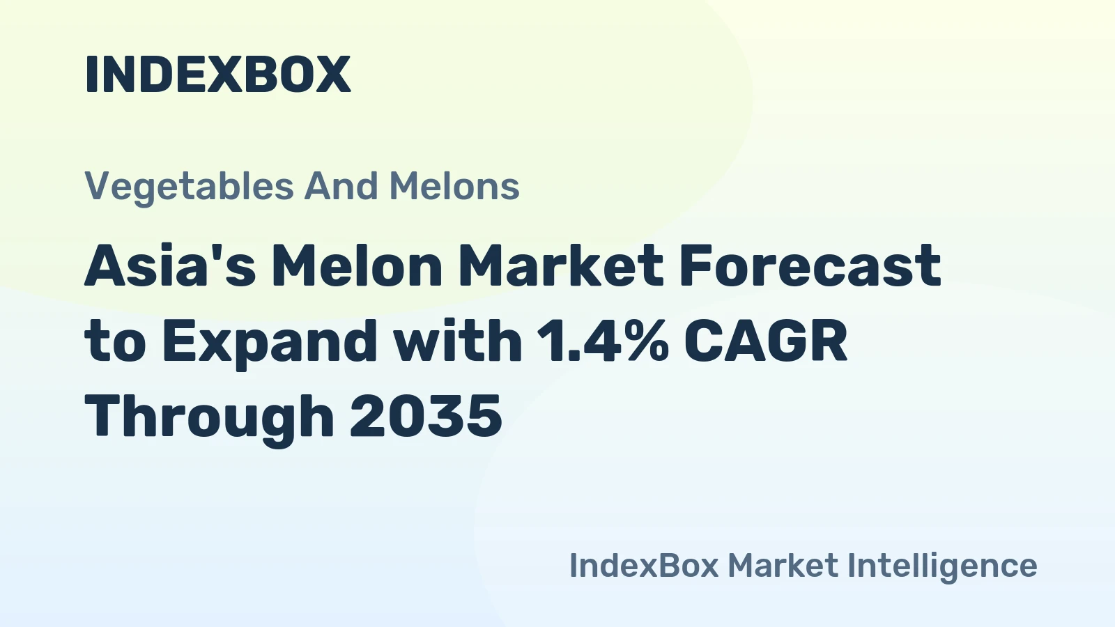 Asia's Melon Market Forecast to Expand with 1.4% CAGR Through 2035