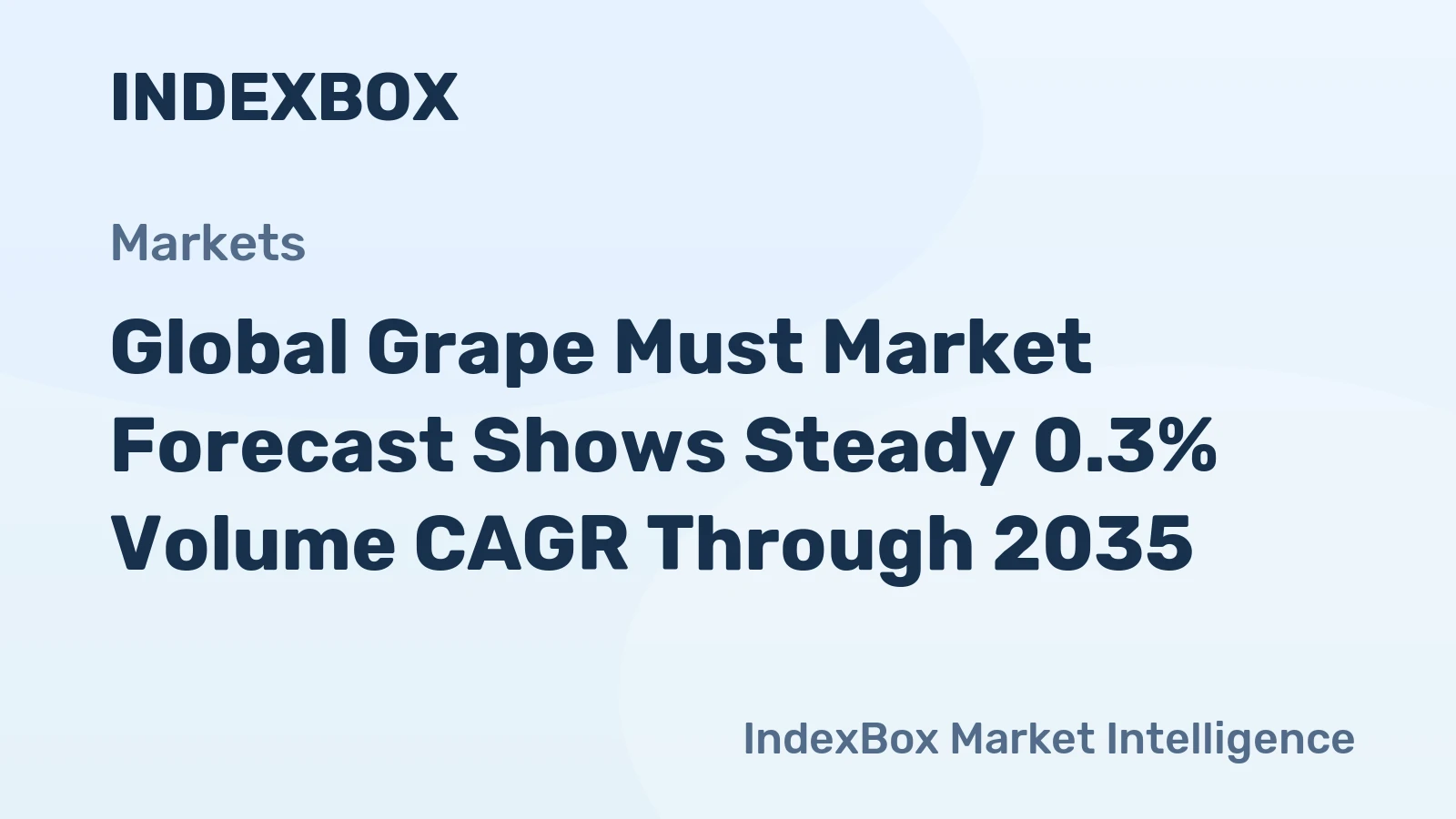 Global Grape Must Market Forecast Shows Steady 0.3% Volume CAGR Through 2035