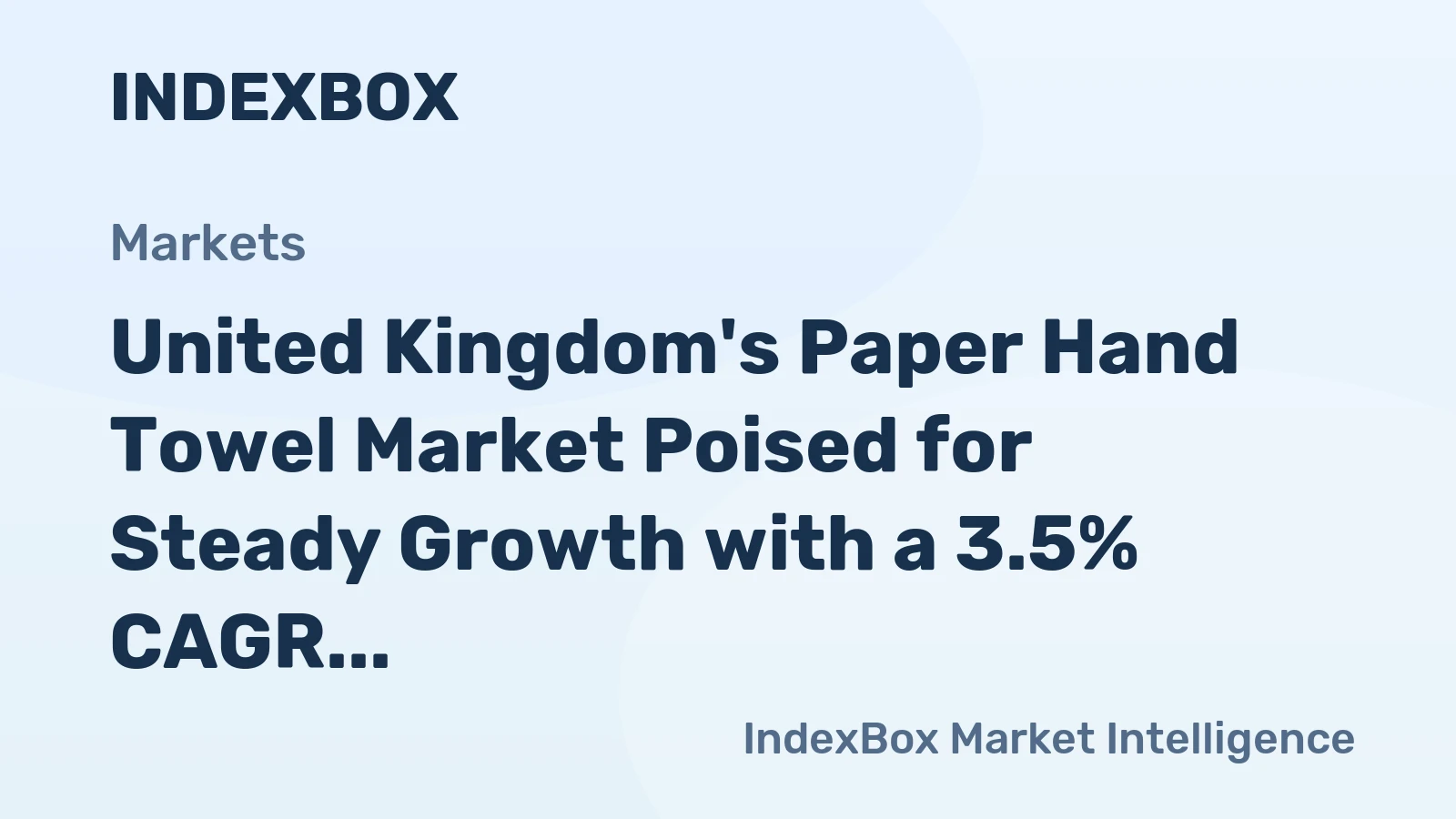 United Kingdom's Paper Hand Towel Market Poised for Steady Growth with a 3.5% CAGR