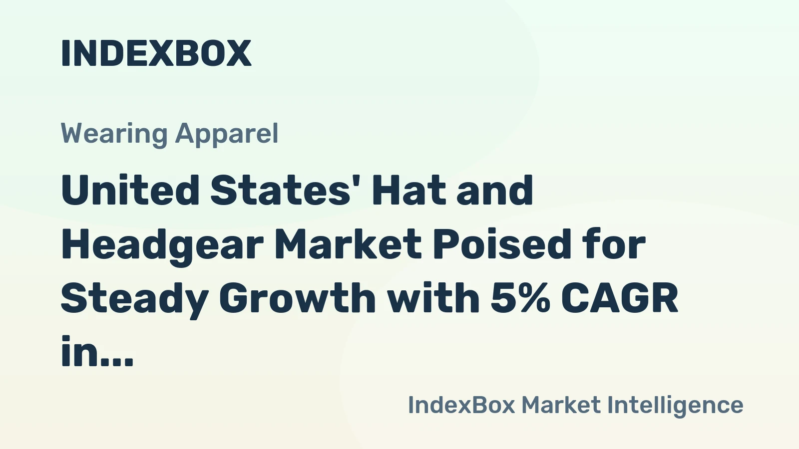 United States' Hat and Headgear Market Poised for Steady Growth with 5% CAGR in Value Through 2035