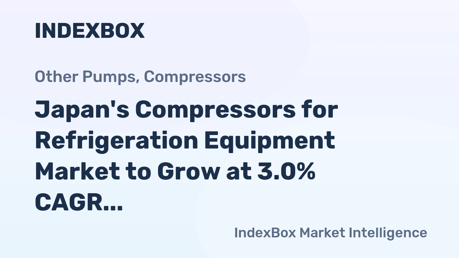 Japan's Compressors for Refrigeration Equipment Market to Grow at 3.0% CAGR, Reaching 18M Units by 2035