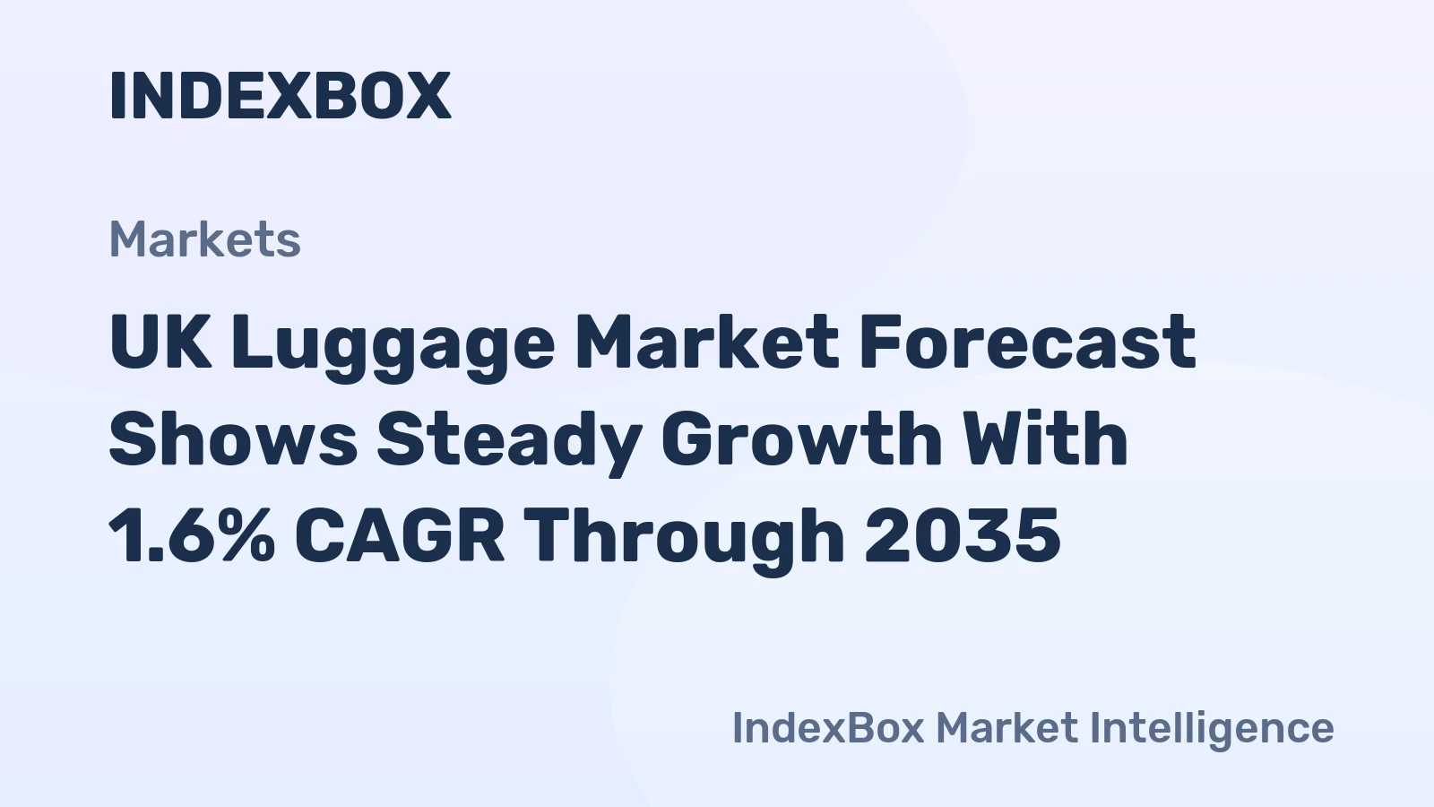 UK Luggage Market Forecast Shows Steady Growth With 1.6% CAGR Through 2035