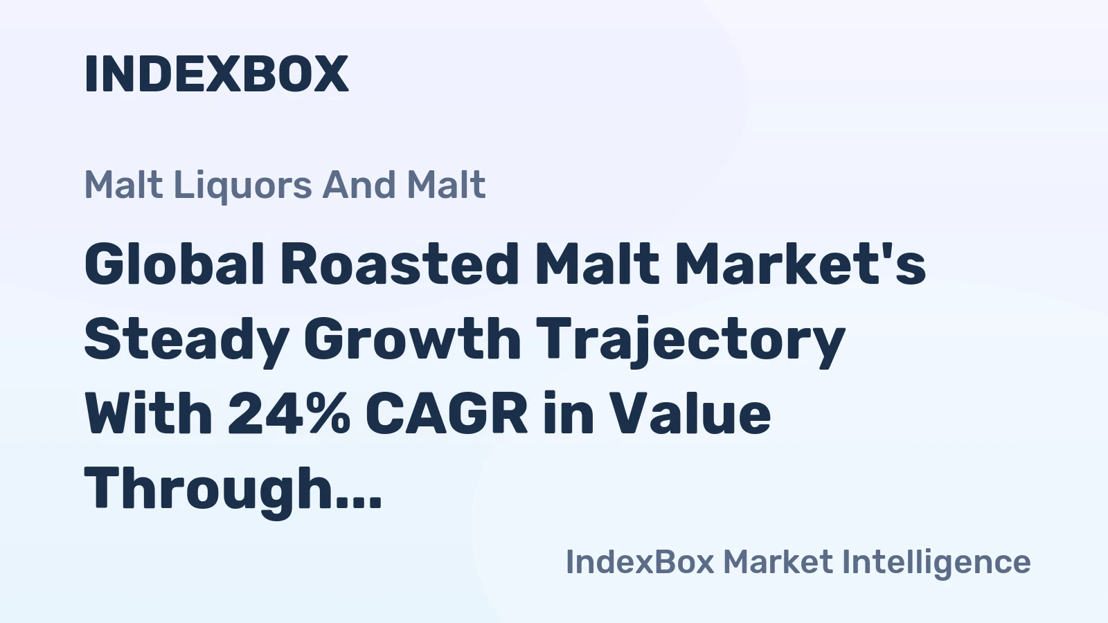 Global Roasted Malt Market's Steady Growth Trajectory With 24% CAGR in Value Through 2035