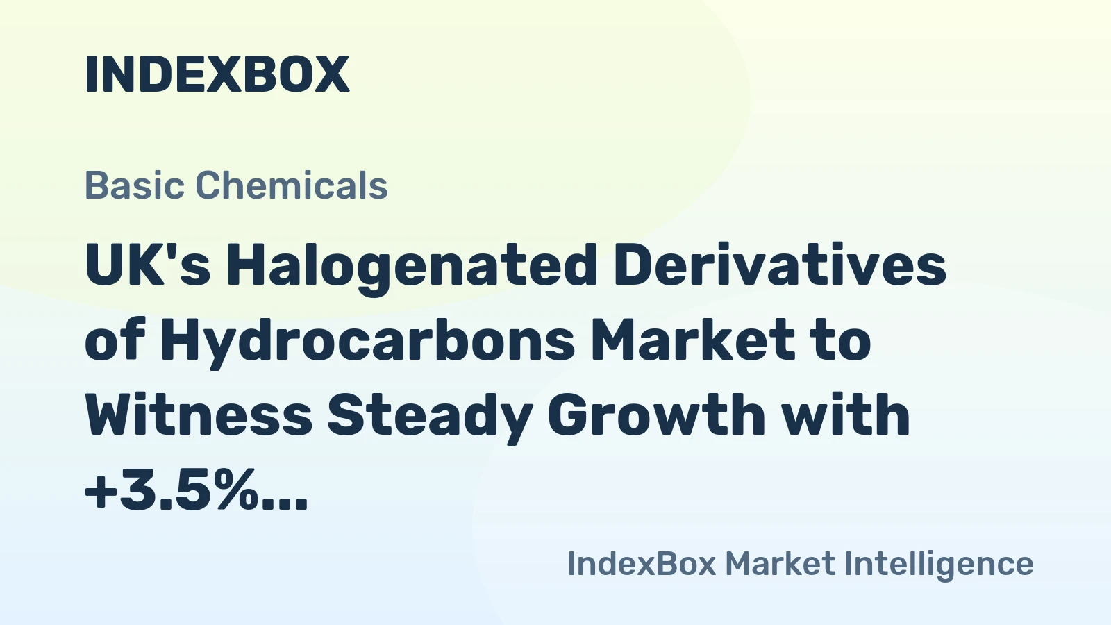 UK's Halogenated Derivatives of Hydrocarbons Market to Witness Steady Growth with +3.5% CAGR from 2024 to 2035