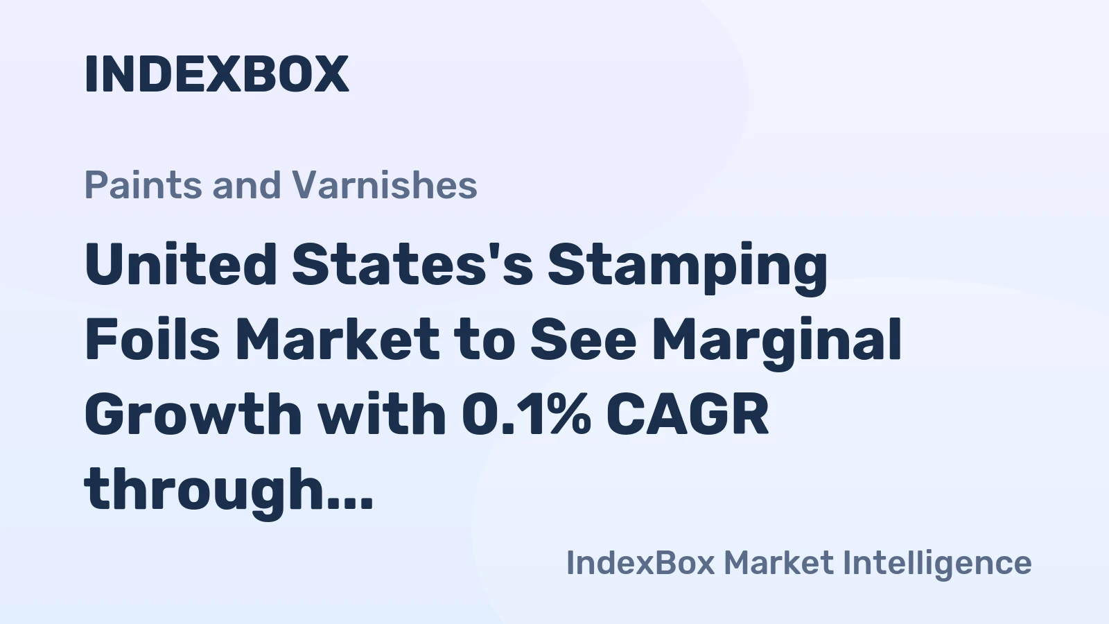 United States's Stamping Foils Market to See Marginal Growth with 0.1% CAGR through 2035