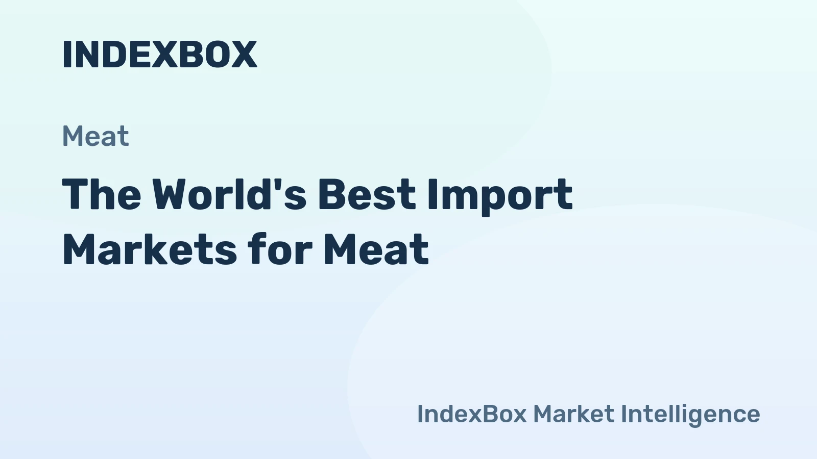 The World's Best Import Markets for Meat