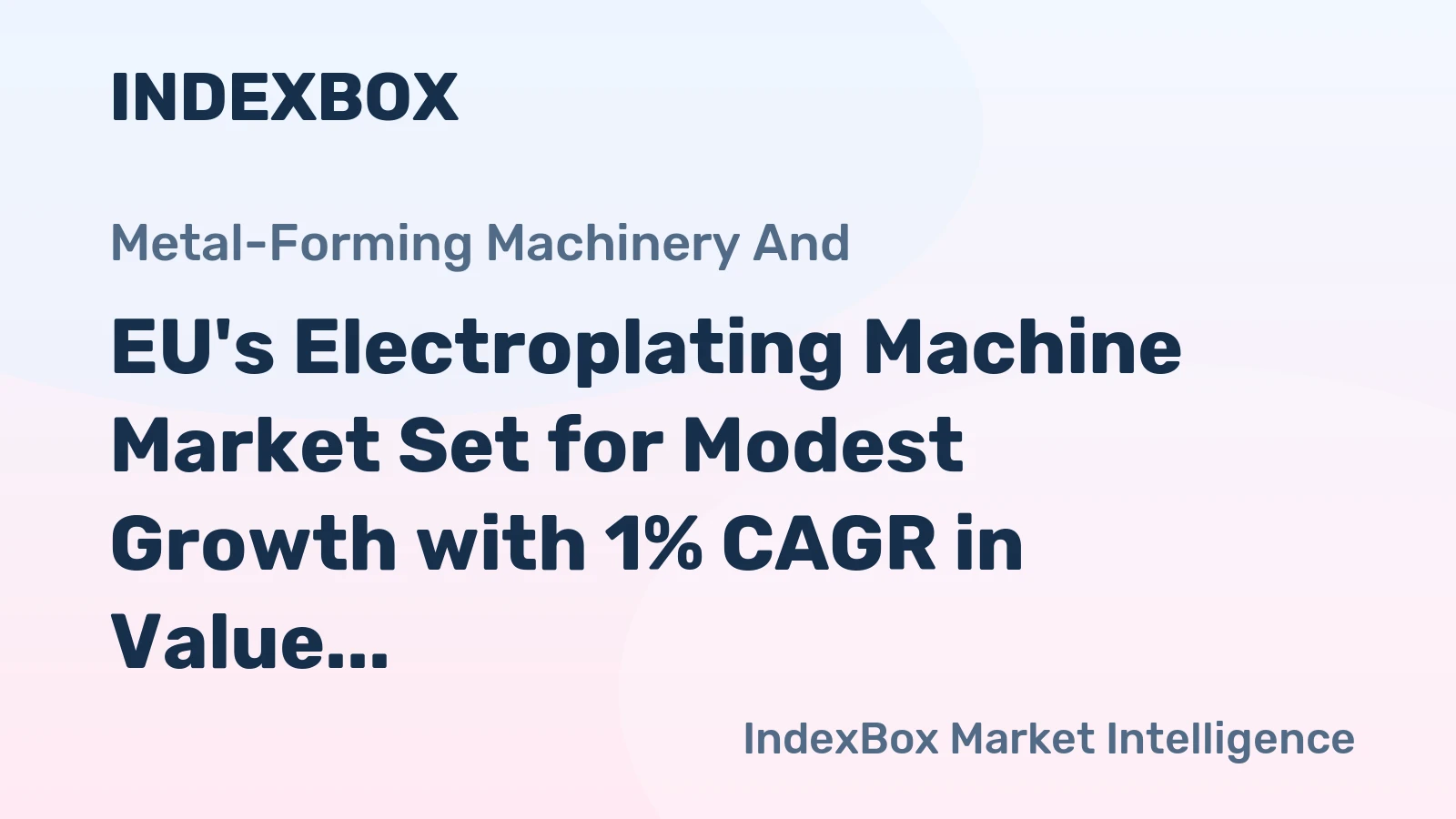 EU's Electroplating Machine Market Set for Modest Growth with 1% CAGR in Value Through 2035