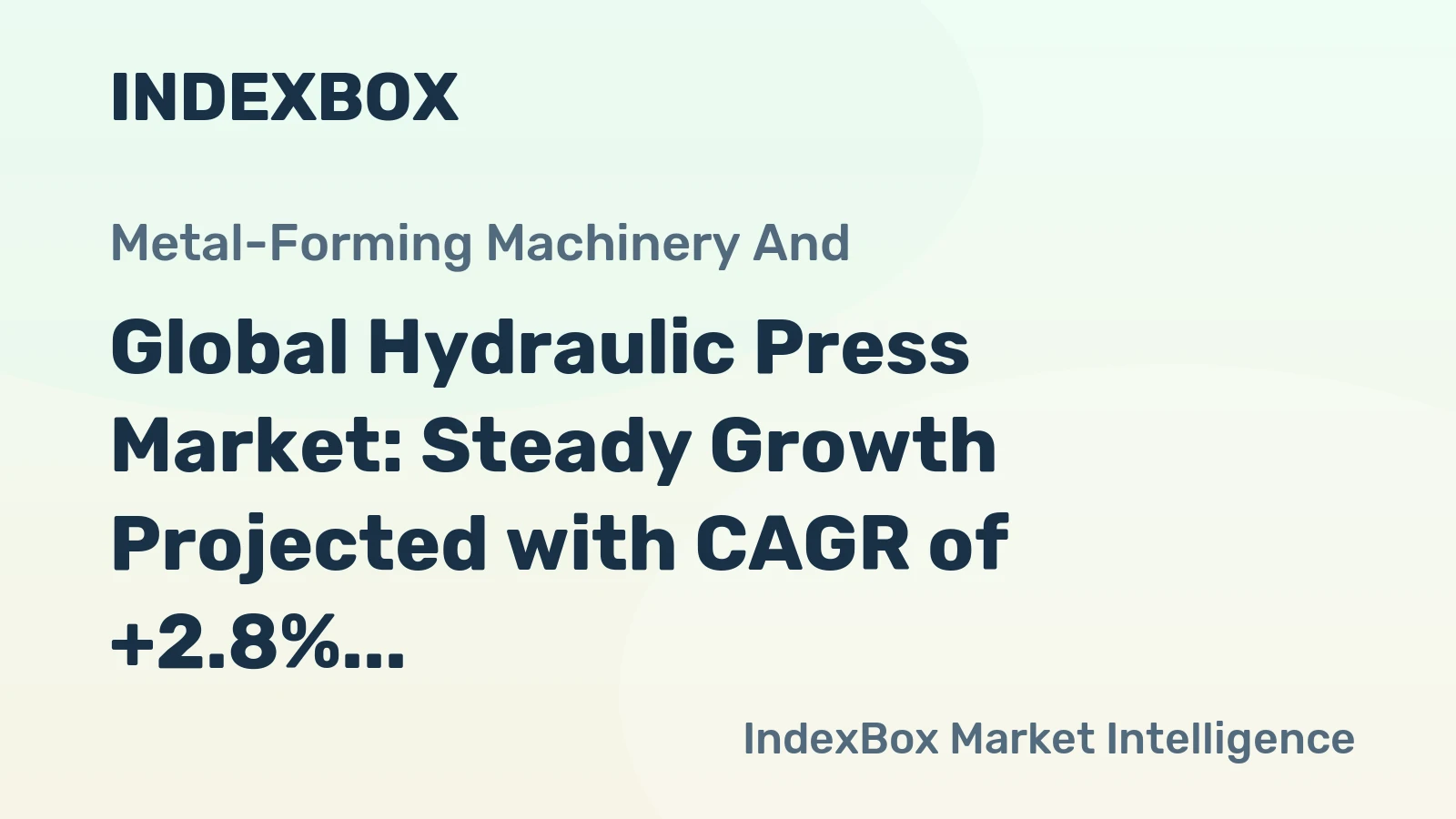 Global Hydraulic Press Market: Steady Growth Projected with CAGR of +2.8% Leading to 898K Units by 2035