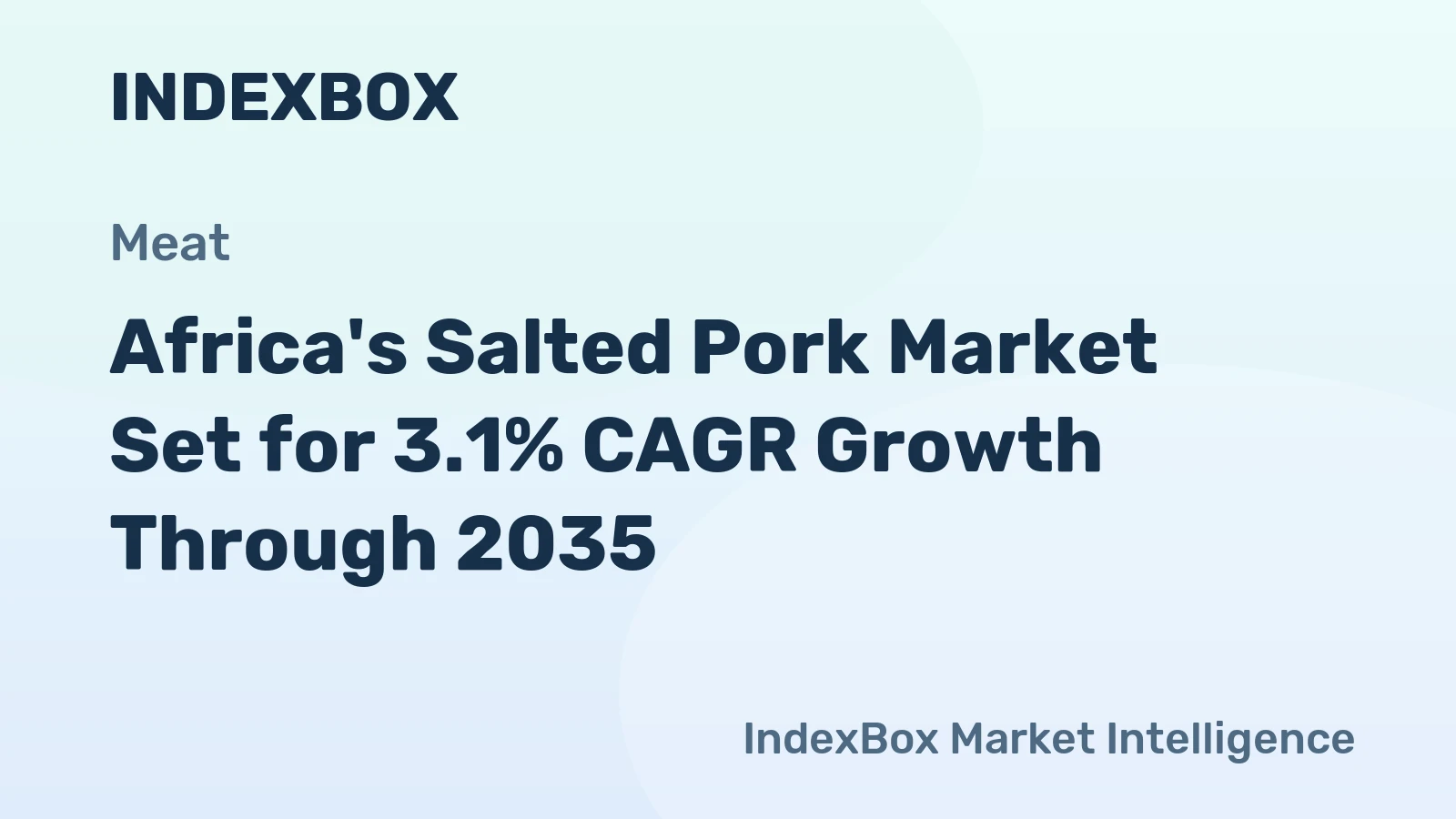 Africa's Salted Pork Market Set for 3.1% CAGR Growth Through 2035