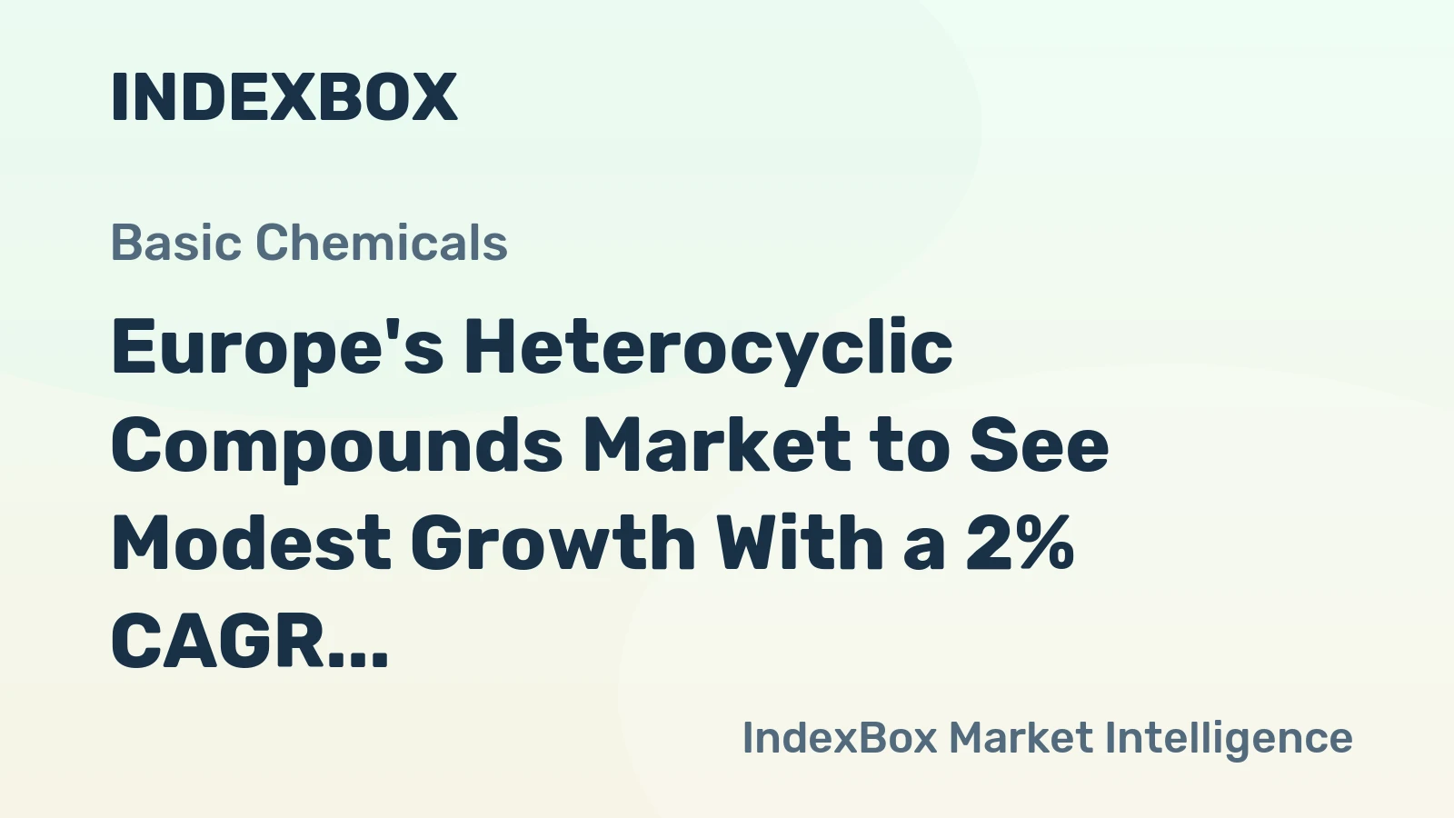 Europe's Heterocyclic Compounds Market to See Modest Growth With a 2% CAGR in Value Through 2035