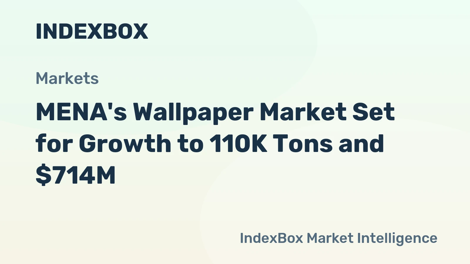 MENA's Wallpaper Market Set for Growth to 110K Tons and $714M