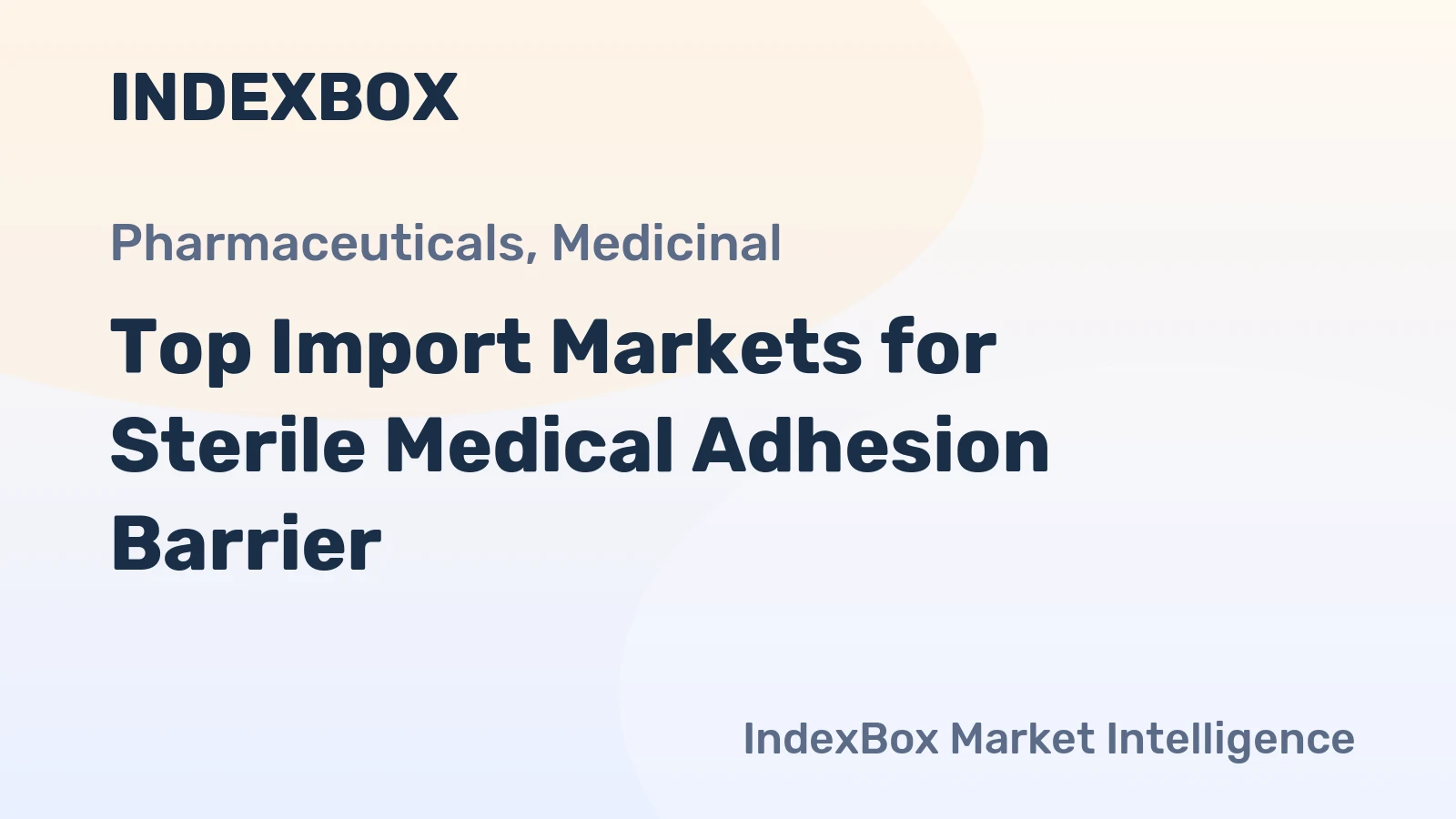 Top Import Markets for Sterile Medical Adhesion Barrier