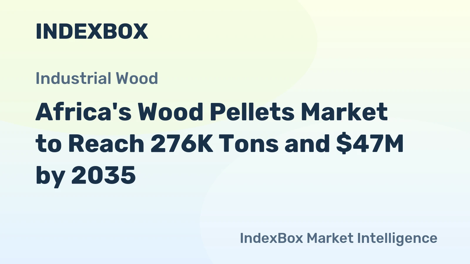 Africa's Wood Pellets Market to Reach 276K Tons and $47M by 2035