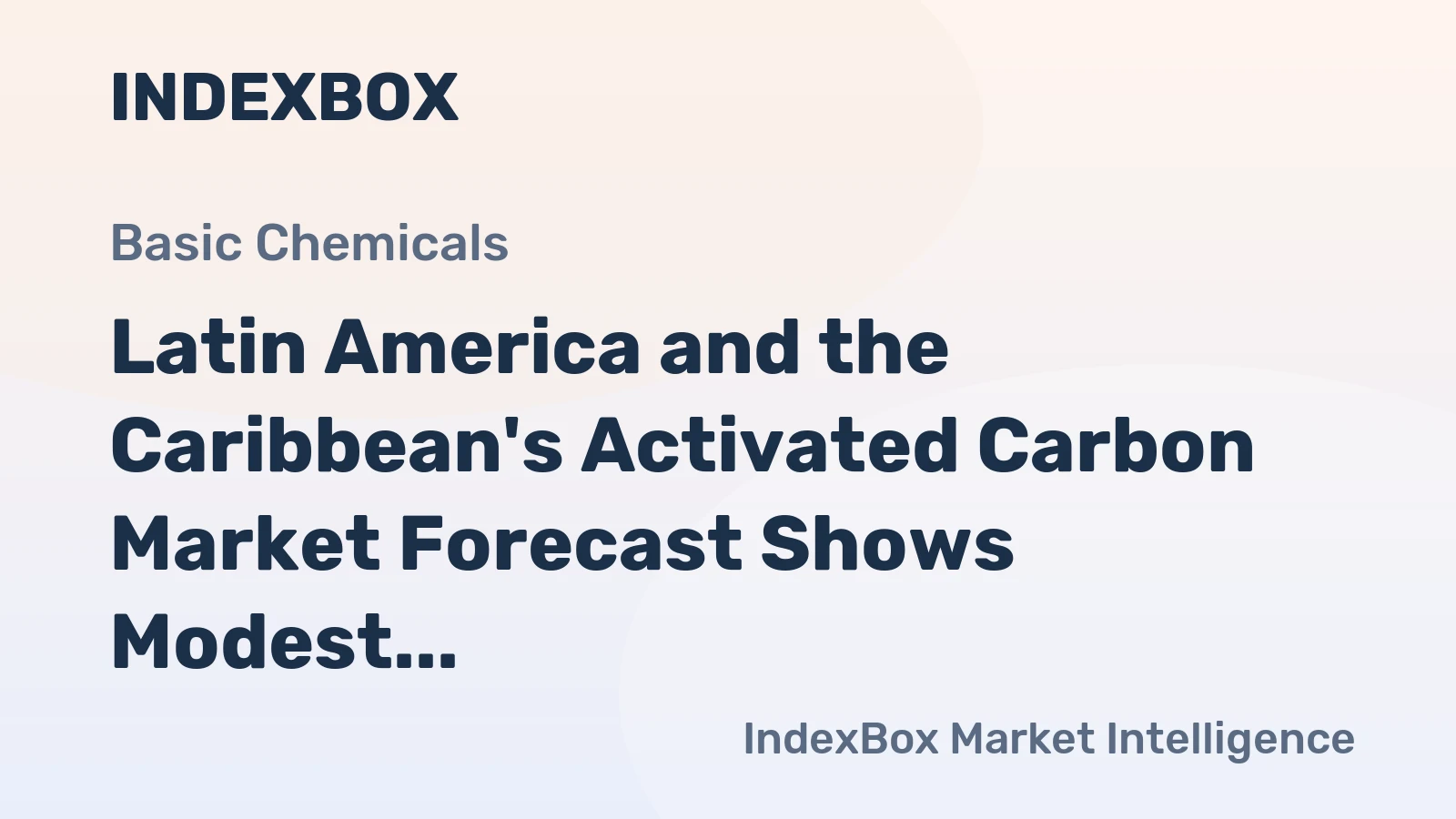 Latin America and the Caribbean's Activated Carbon Market Forecast Shows Modest Growth With a +0.6% Volume CAGR Through 2035
