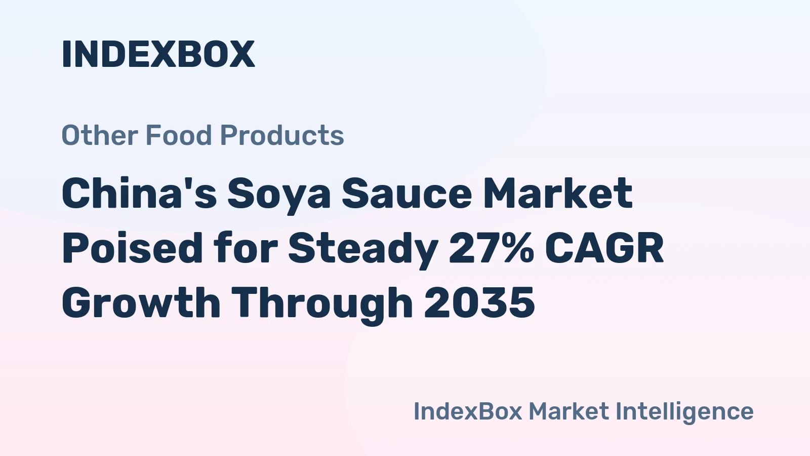 China's Soya Sauce Market Poised for Steady 27% CAGR Growth Through 2035