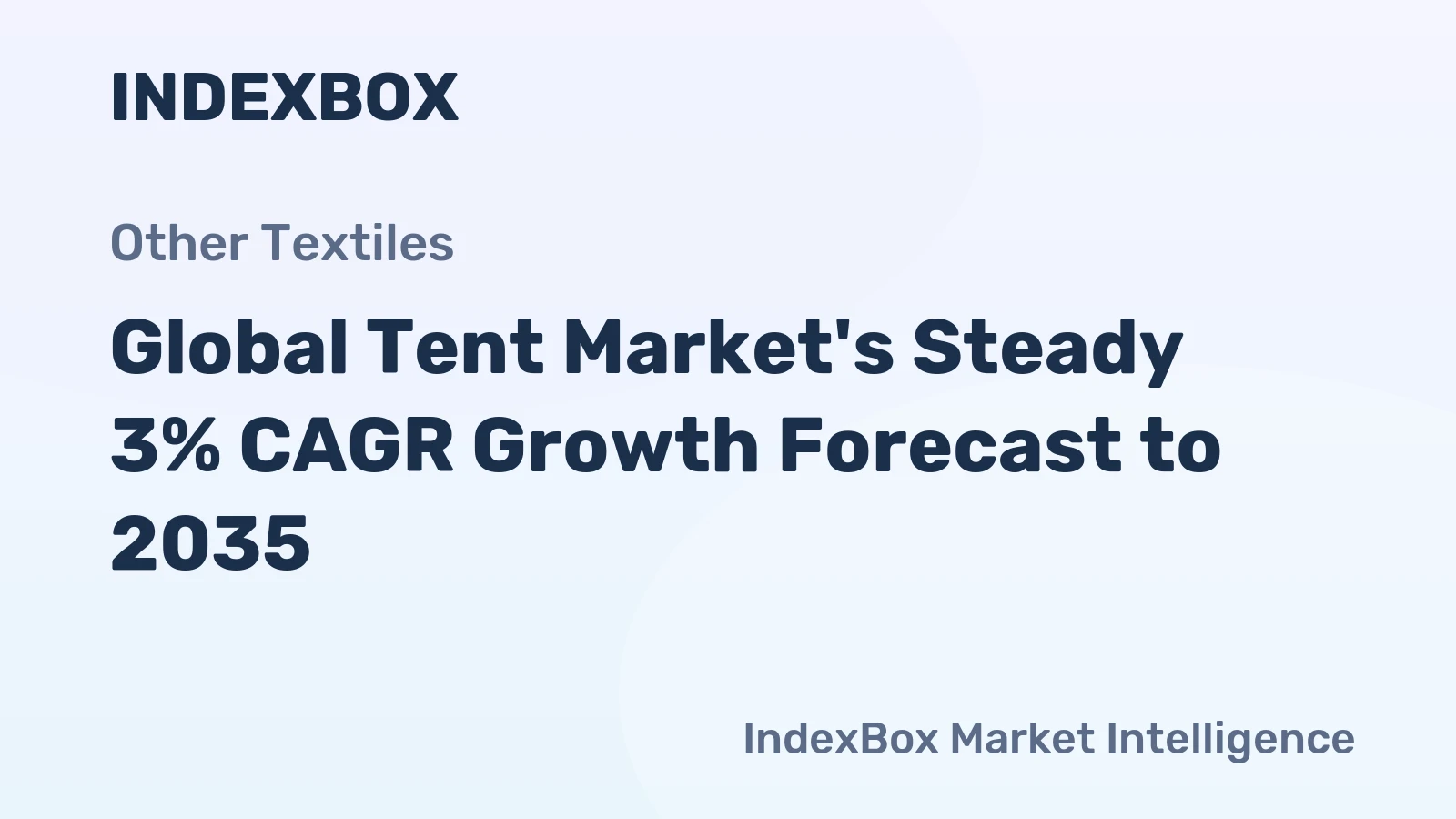 Global Tent Market's Steady 3% CAGR Growth Forecast to 2035