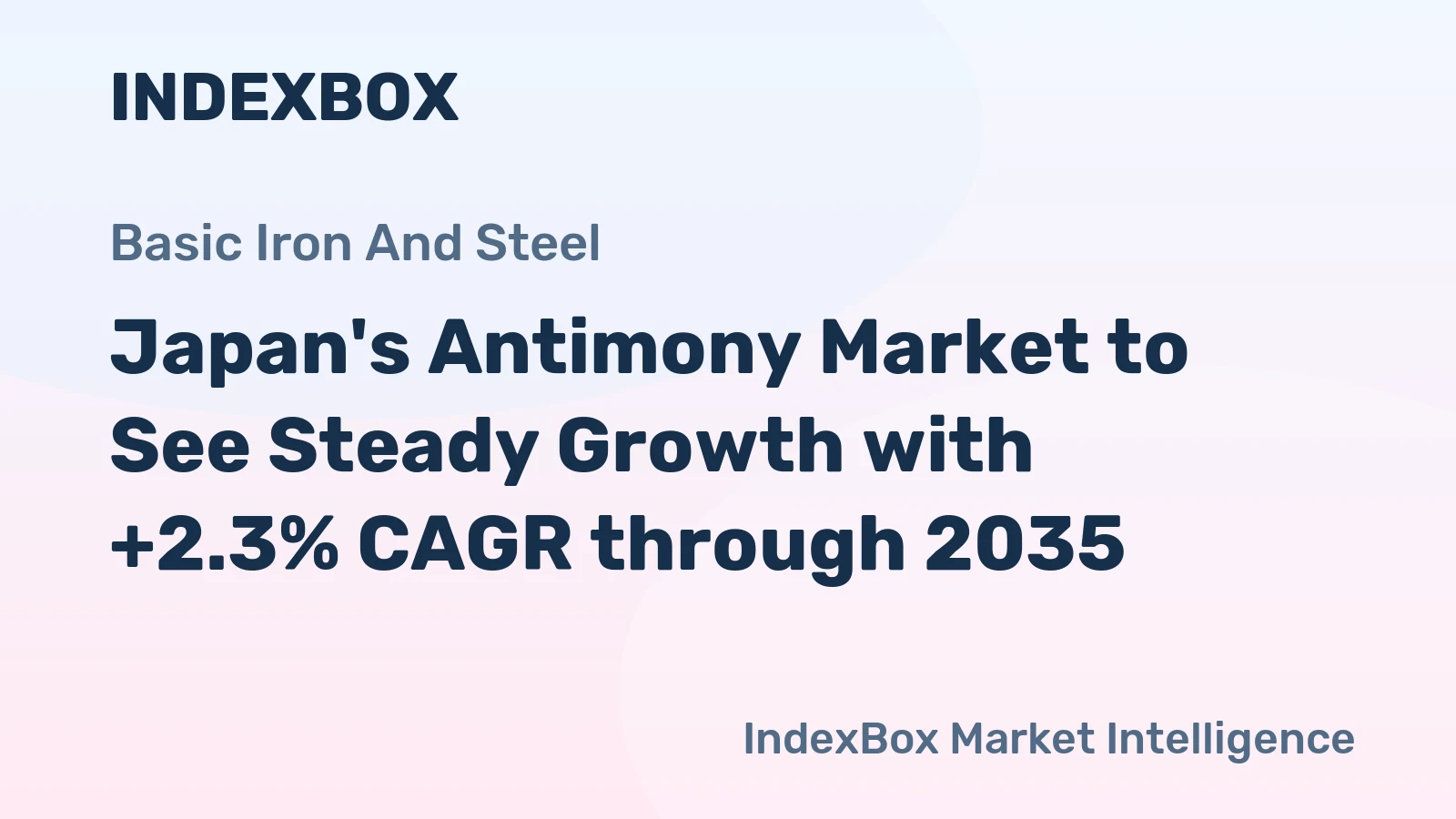 Japan's Antimony Market to See Steady Growth with +2.3% CAGR through 2035