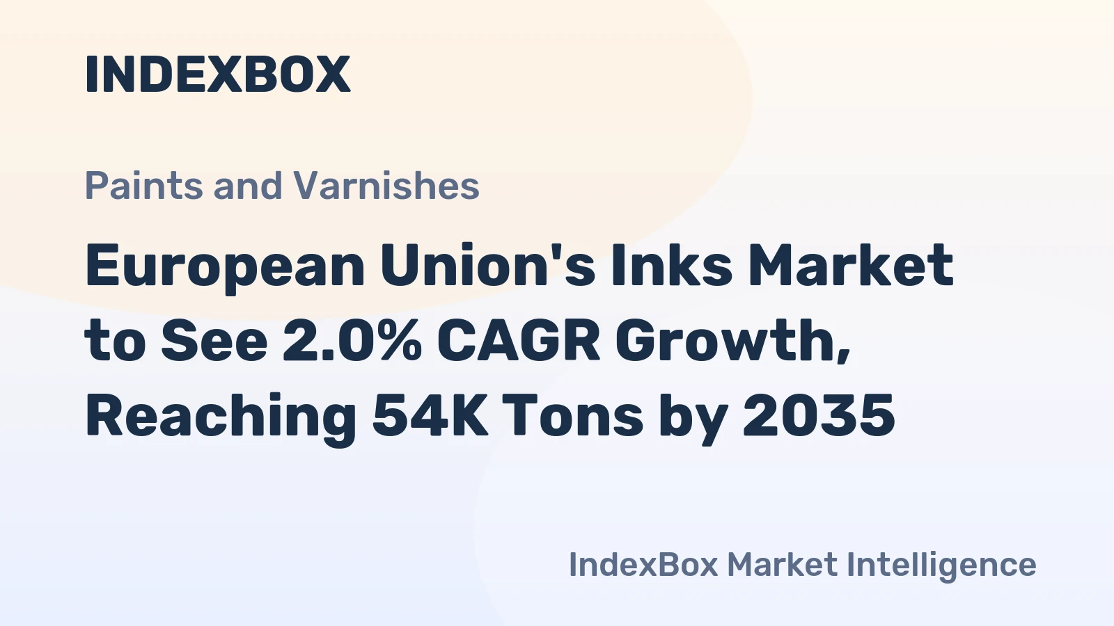 European Union's Inks Market to See 2.0% CAGR Growth, Reaching 54K Tons by 2035