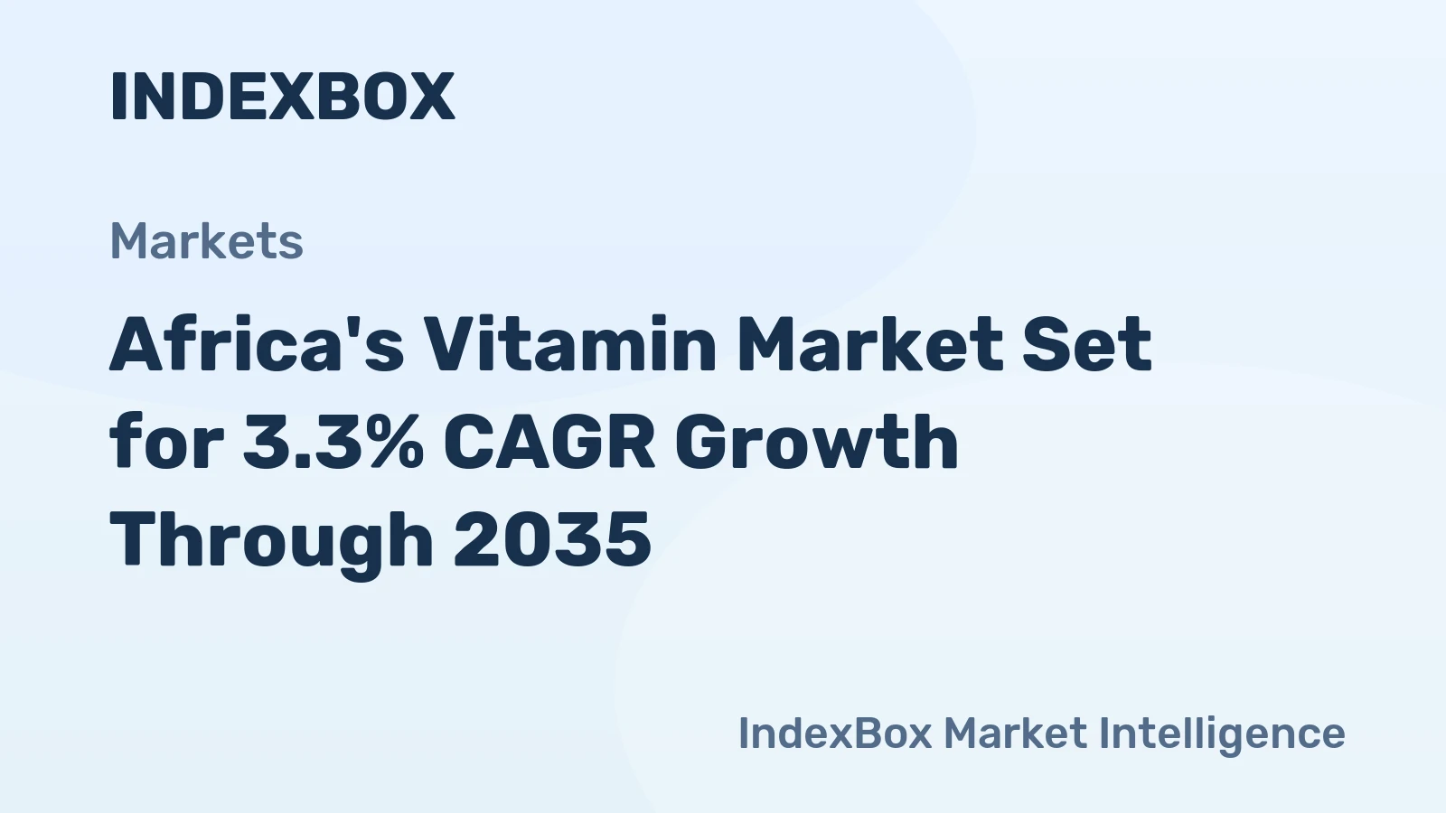 Africa's Vitamin Market Set for 3.3% CAGR Growth Through 2035