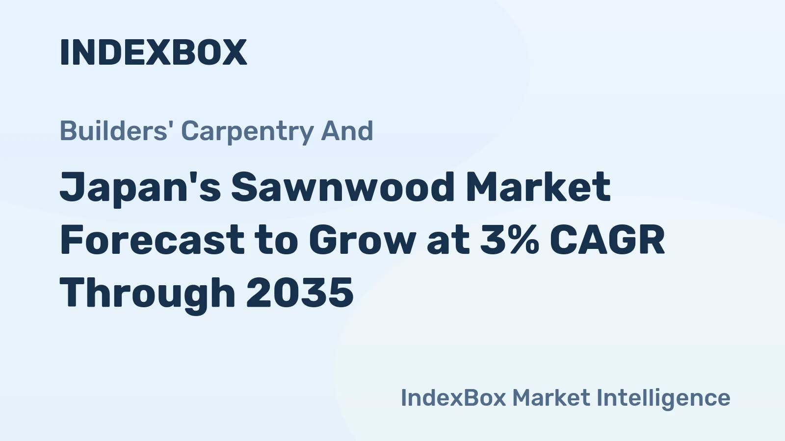 Japan's Sawnwood Market Forecast to Grow at 3% CAGR Through 2035