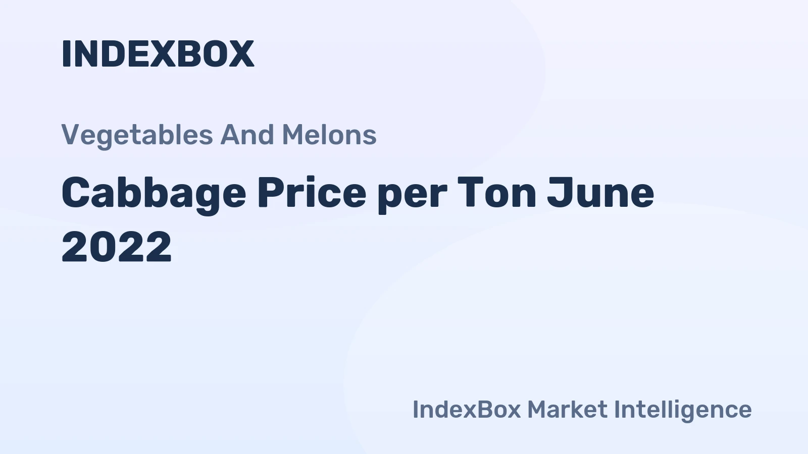 Cabbage Price per Ton June 2022