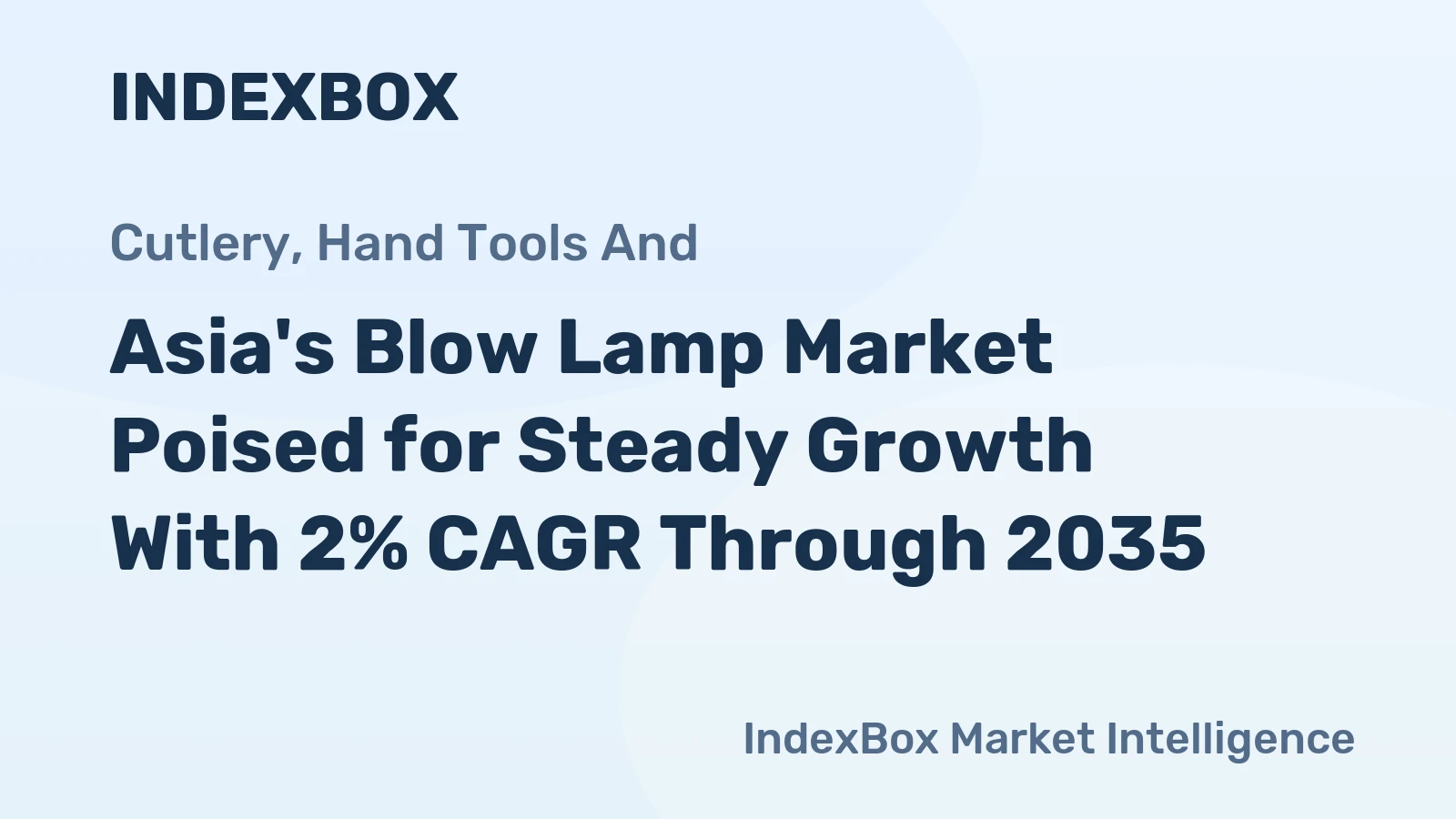 Asia's Blow Lamp Market Poised for Steady Growth With 2% CAGR Through 2035
