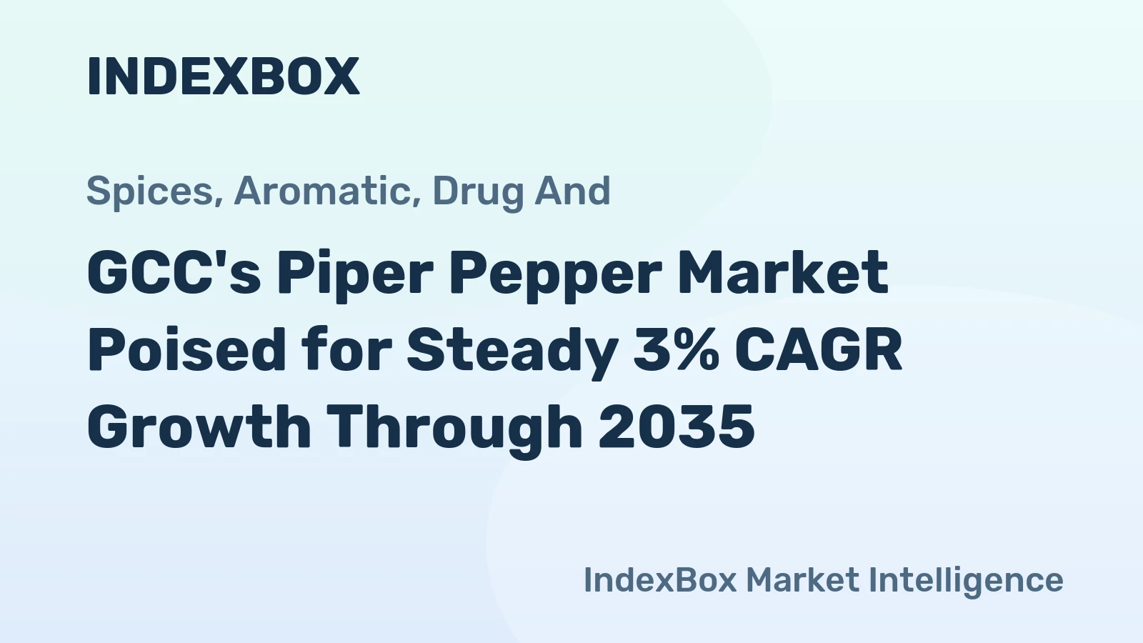 GCC's Piper Pepper Market Poised for Steady 3% CAGR Growth Through 2035