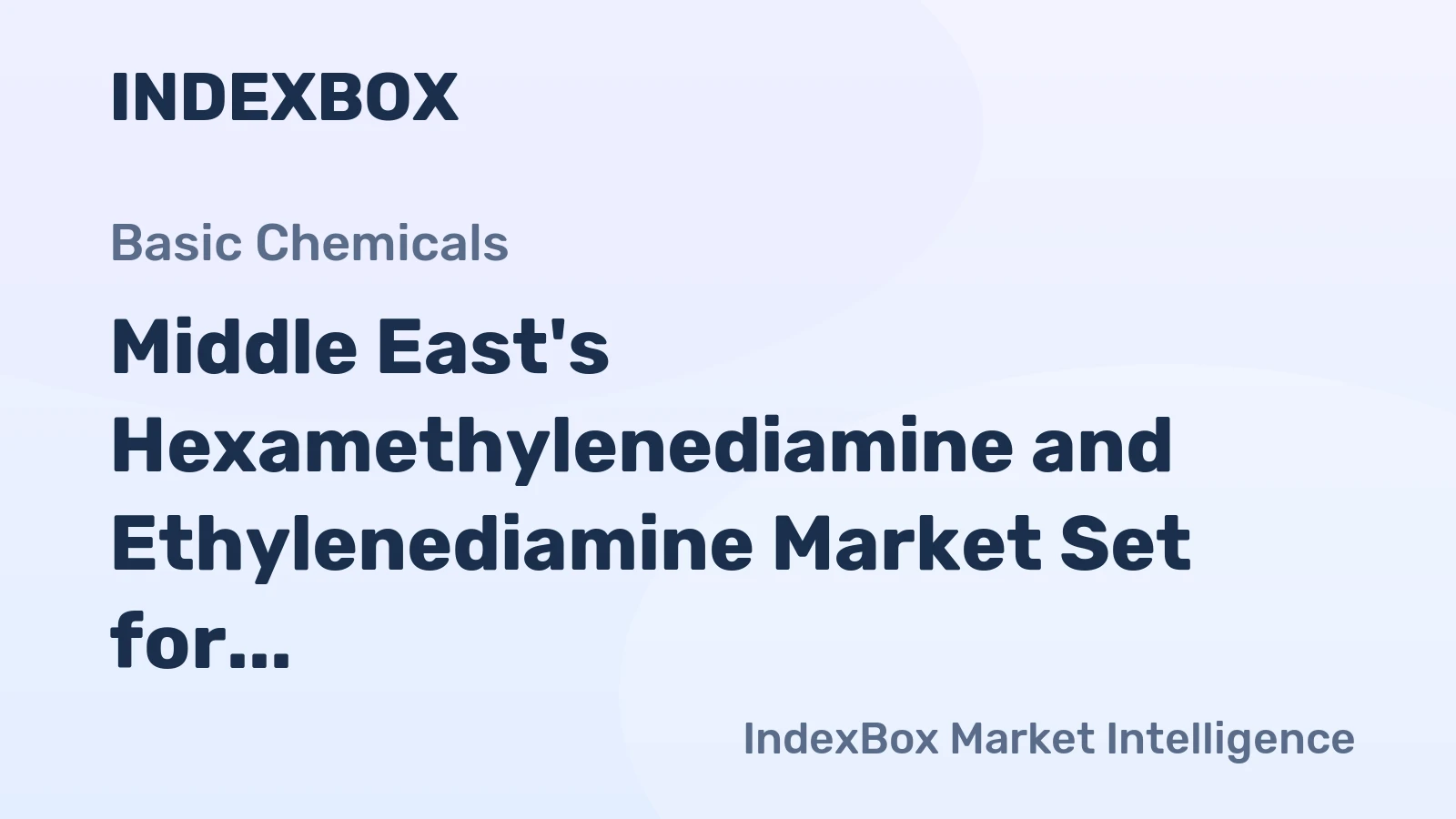 Middle East's Hexamethylenediamine and Ethylenediamine Market Set for Steady Growth with 1.8% CAGR in Value