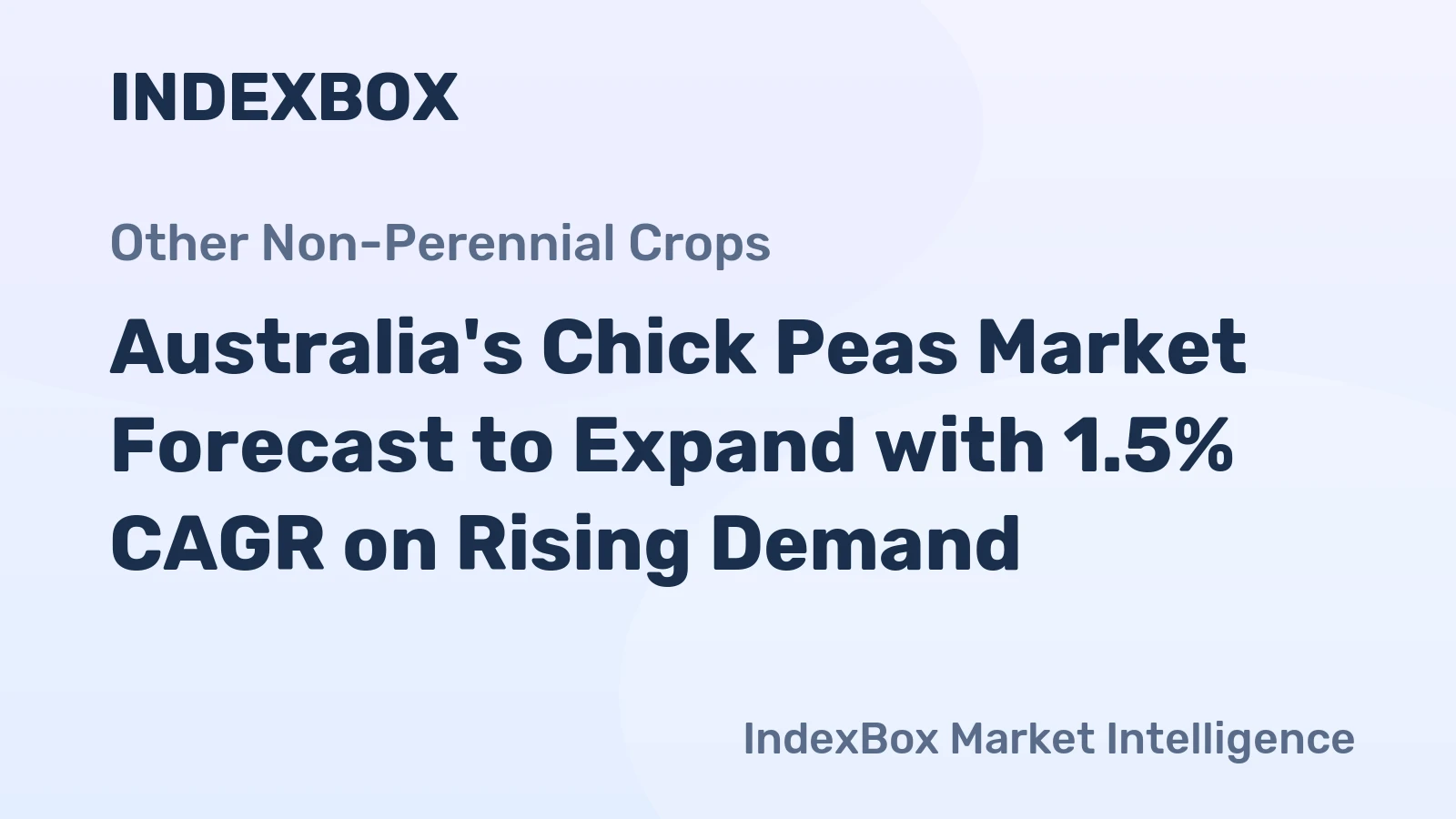 Australia's Chick Peas Market Forecast to Expand with 1.5% CAGR on Rising Demand