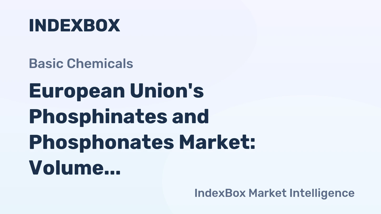 European Union's Phosphinates and Phosphonates Market: Volume to Reach 26K Tons and Value to Hit $79M by 2035