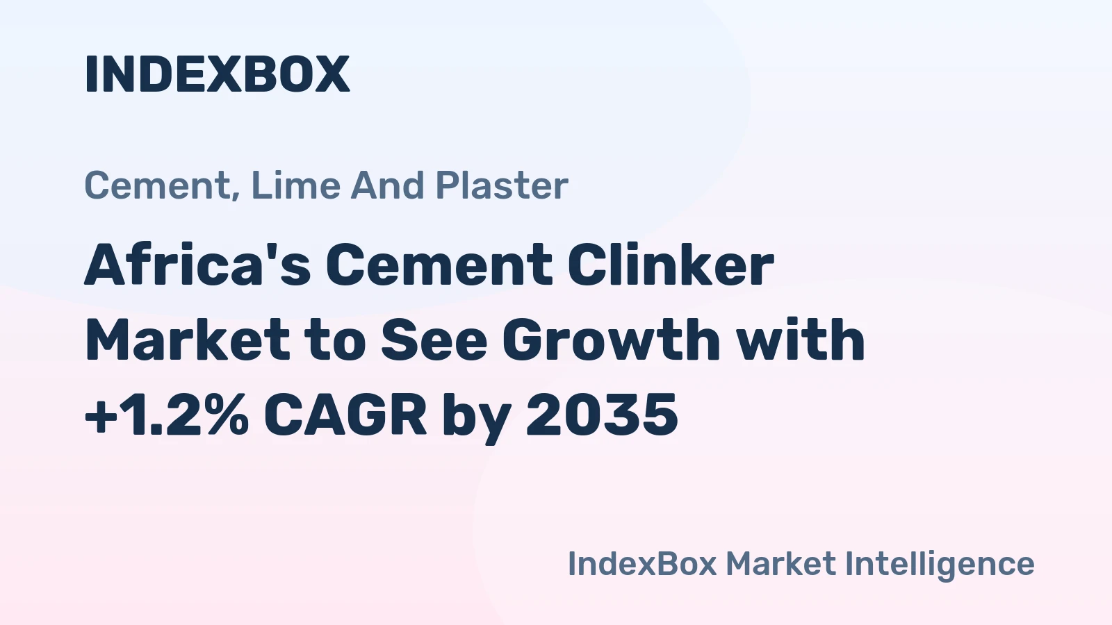 Africa's Cement Clinker Market to See Growth with +1.2% CAGR by 2035