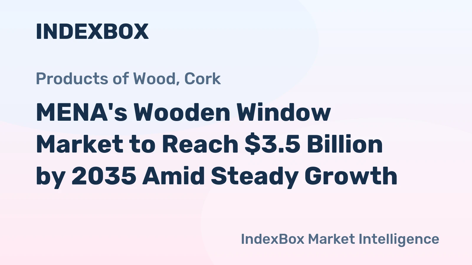 MENA's Wooden Window Market to Reach $3.5 Billion by 2035 Amid Steady Growth