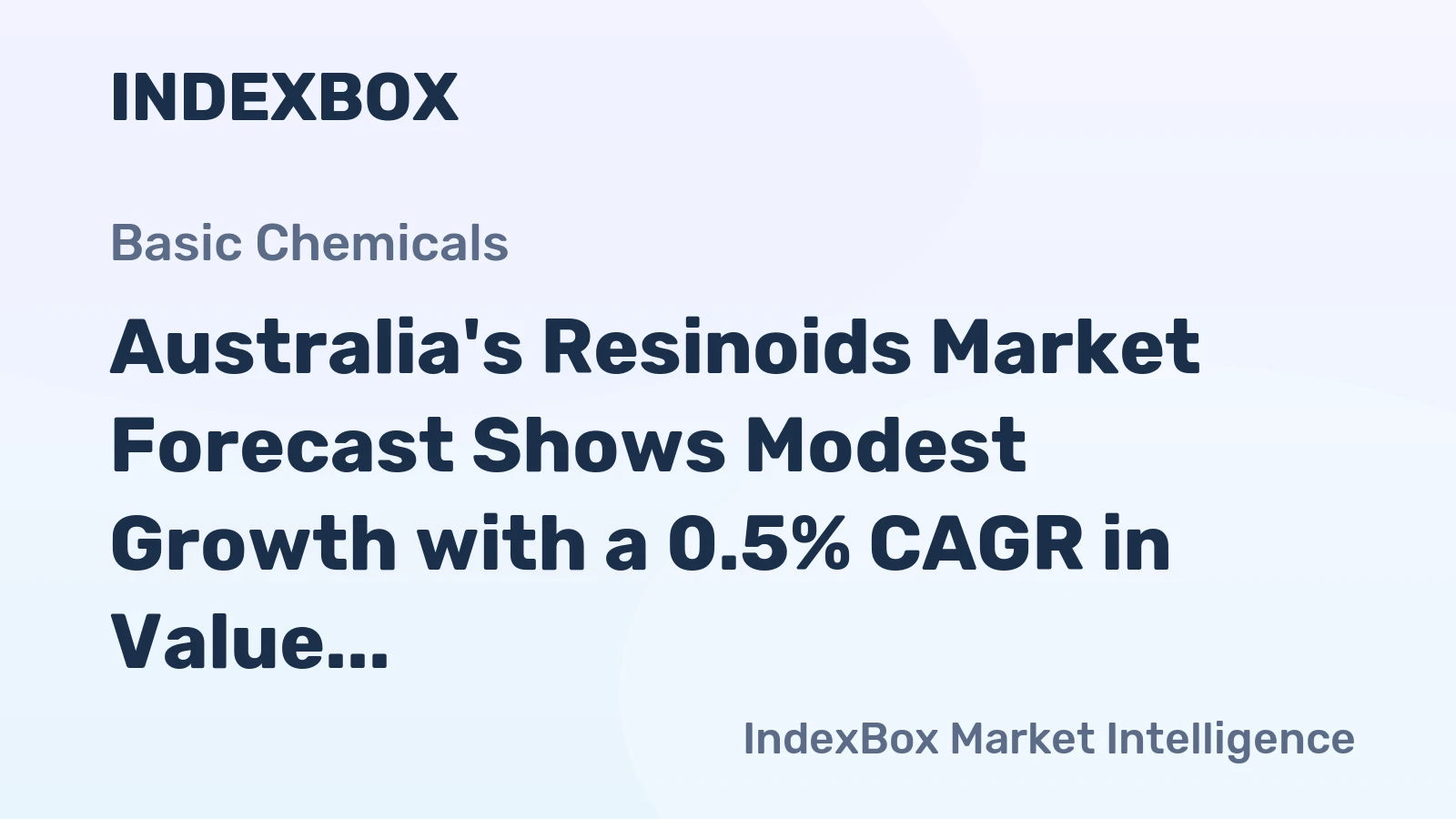 Australia's Resinoids Market Forecast Shows Modest Growth with a 0.5% CAGR in Value