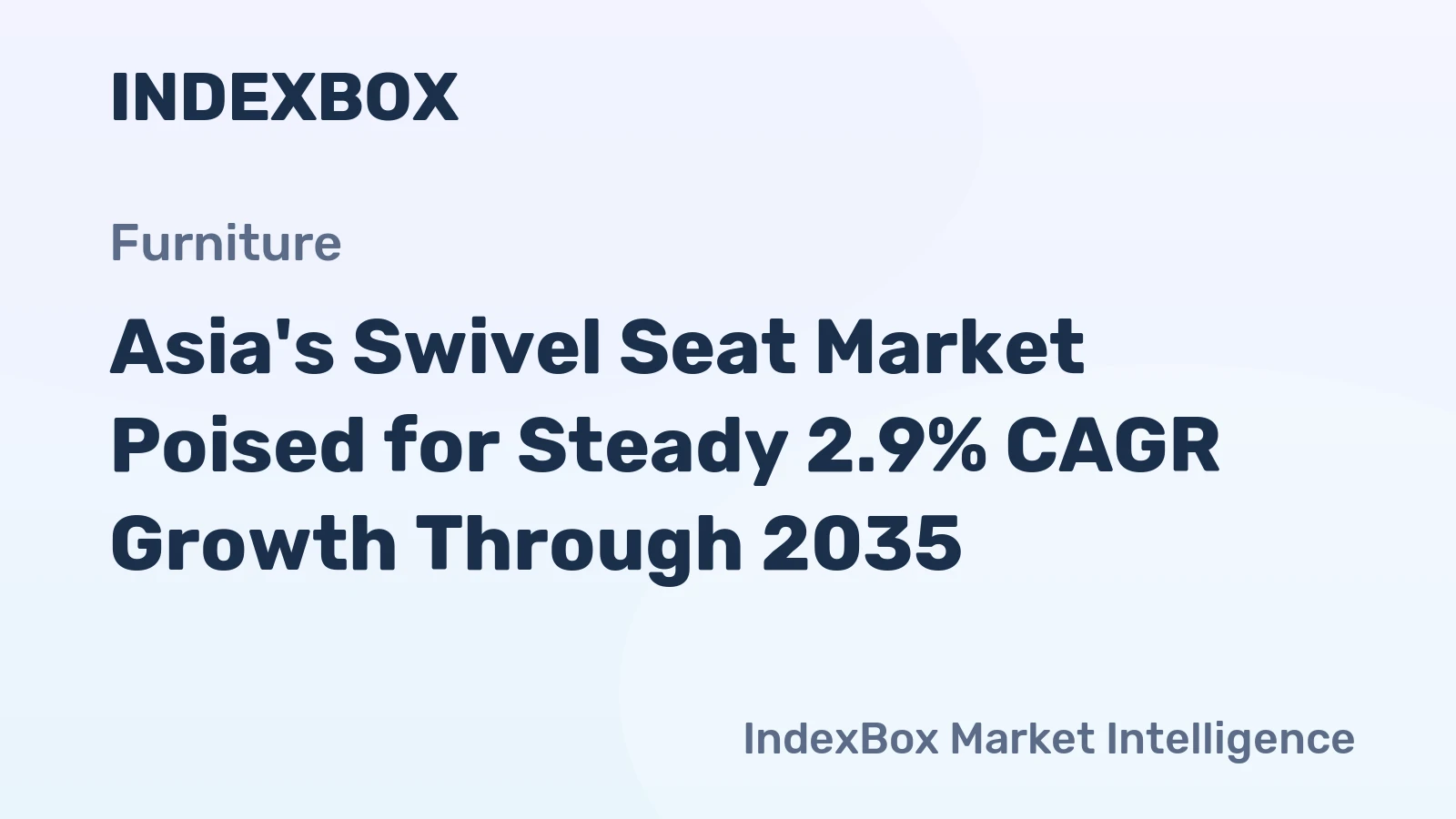 Asia's Swivel Seat Market Poised for Steady 2.9% CAGR Growth Through 2035