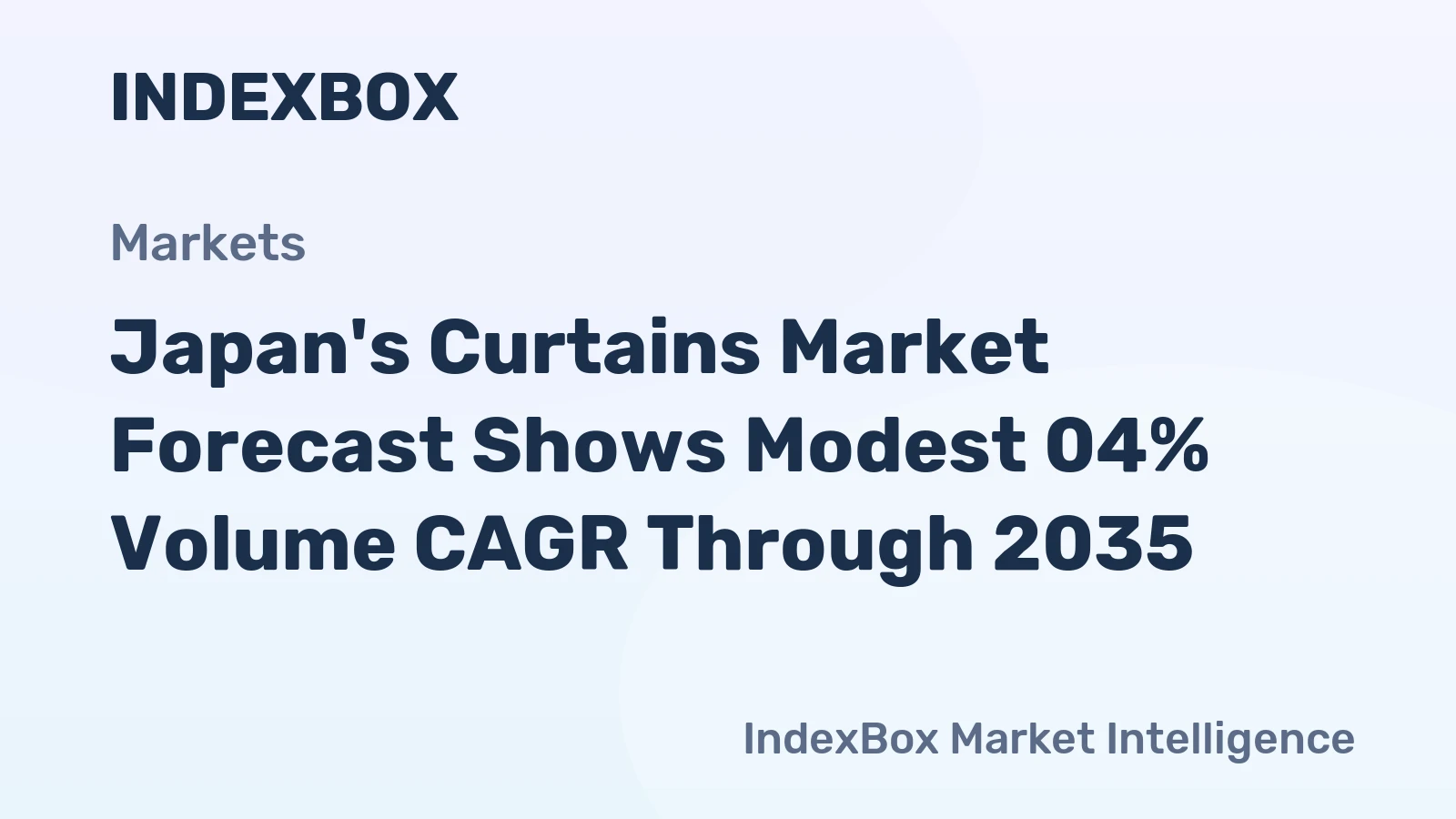 Japan's Curtains Market Forecast Shows Modest 04% Volume CAGR Through 2035