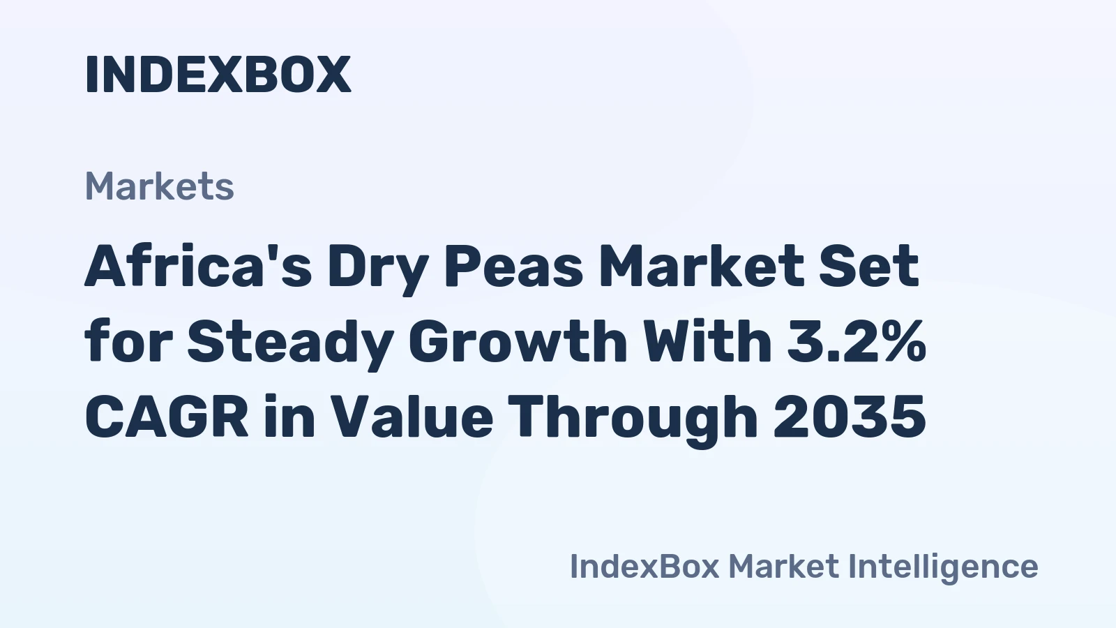 Africa's Dry Peas Market Set for Steady Growth With 3.2% CAGR in Value Through 2035