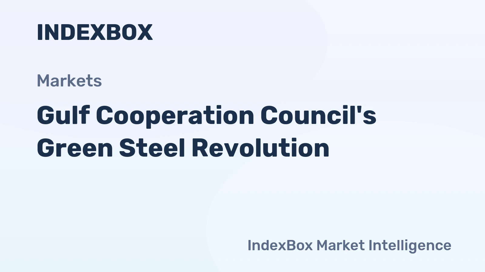 Gulf Cooperation Council's Green Steel Revolution