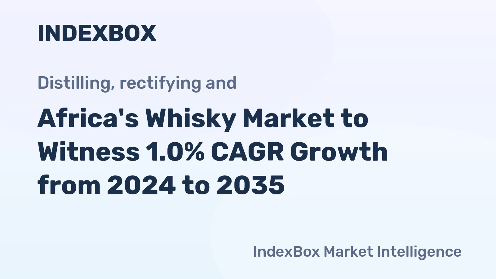 Africa's Whisky Market to Witness 1.0% CAGR Growth from 2024 to 2035