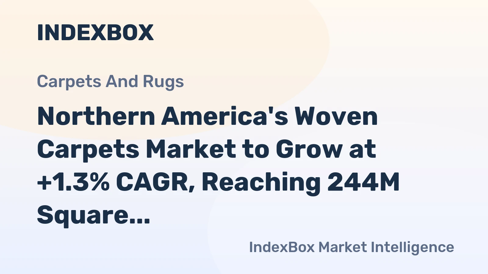 Northern America's Woven Carpets Market to Grow at +1.3% CAGR, Reaching 244M Square Meters by 2035