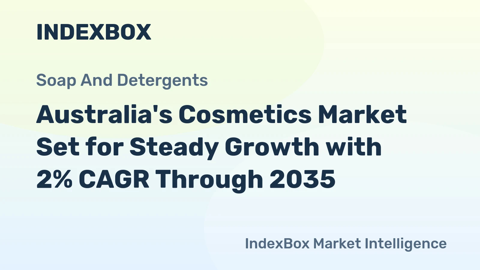Australia's Cosmetics Market Set for Steady Growth with 2% CAGR Through 2035