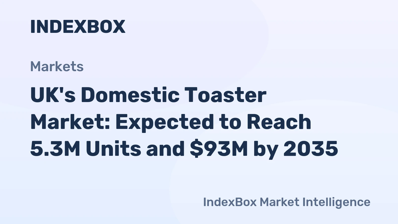 UK's Domestic Toaster Market: Expected to Reach 5.3M Units and $93M by 2035