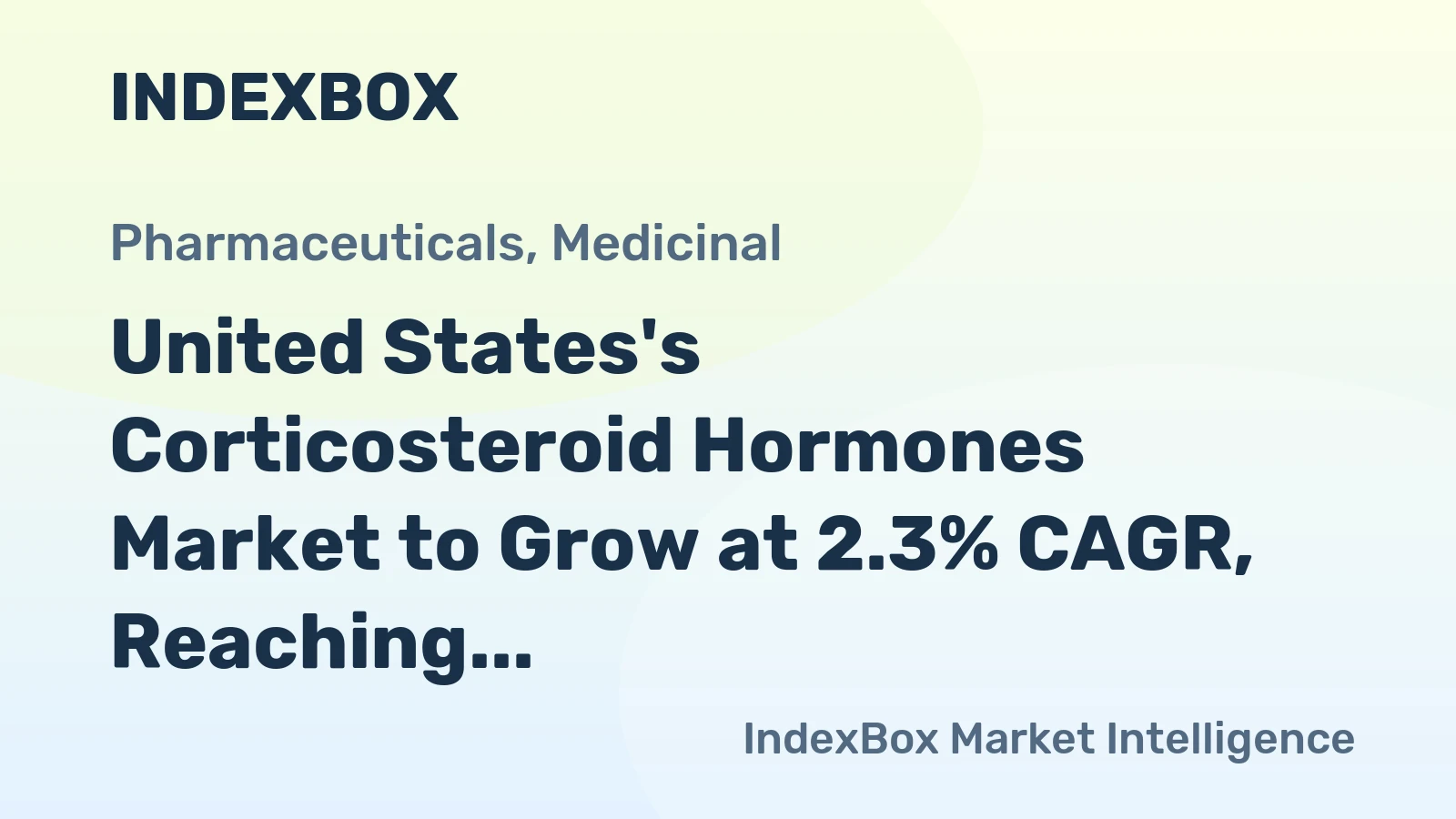 United States's Corticosteroid Hormones Market to Grow at 2.3% CAGR, Reaching 32K Tons by 2035